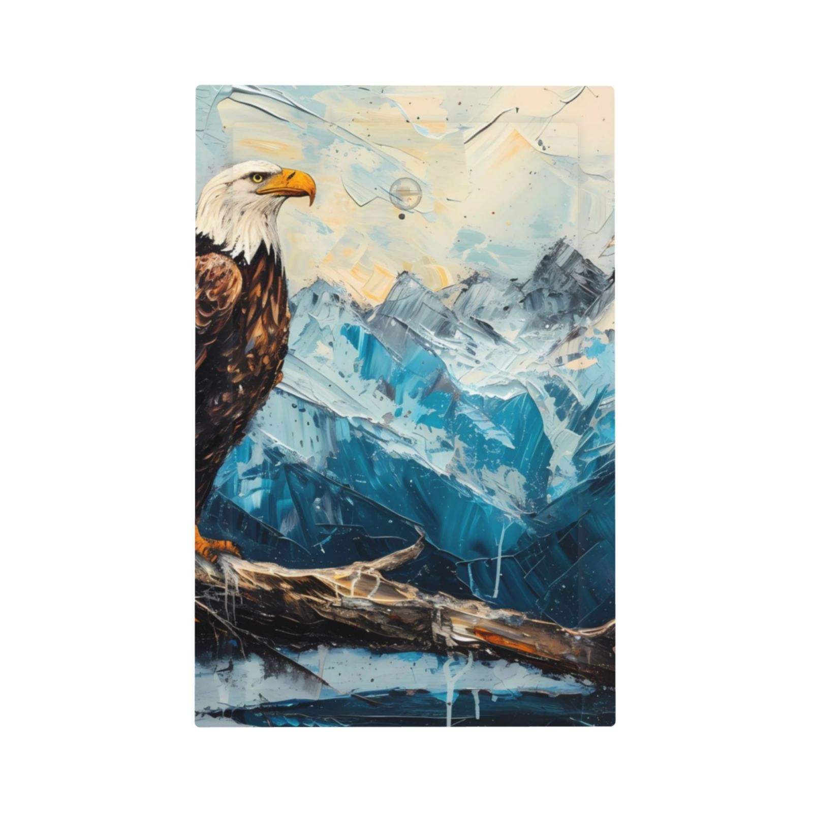 KLL Iceberg Bald Eagle Pattern Electrical Outlet Covers, 3" x 5" 1 Pack ...