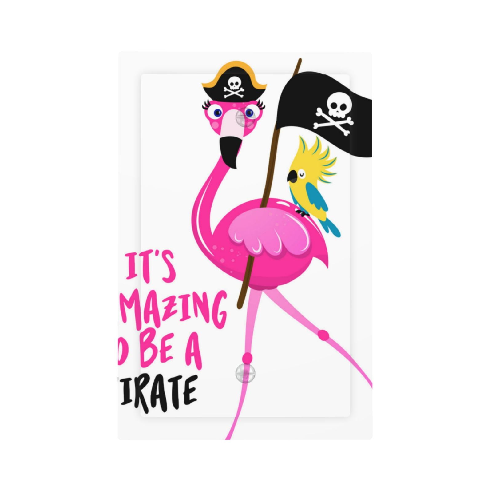 KLL It'S Flamazing To Be A Pirate Pattern Electrical Outlet Covers, 3 ...