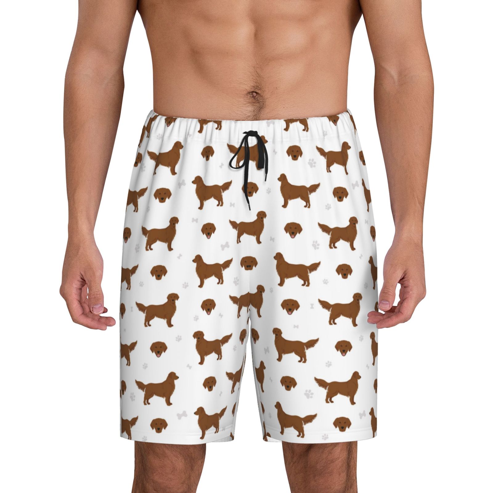 KLL Labrador Retriever Dog for Men's 1-Pack Shorts,Sleep Pajama Shorts ...