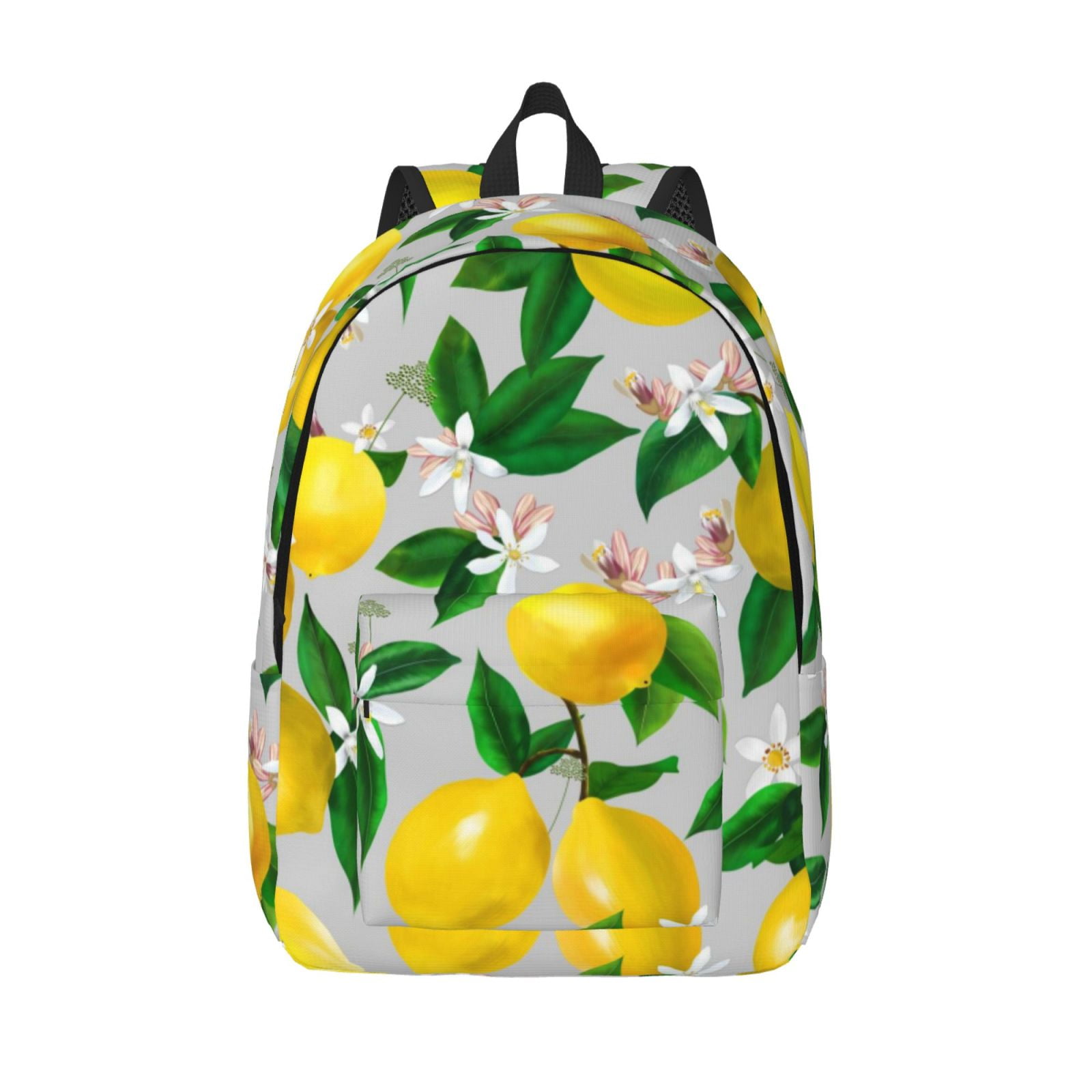 KLL Lemon Seamless Pattern Oil Painting Effect Print Travel Laptop ...