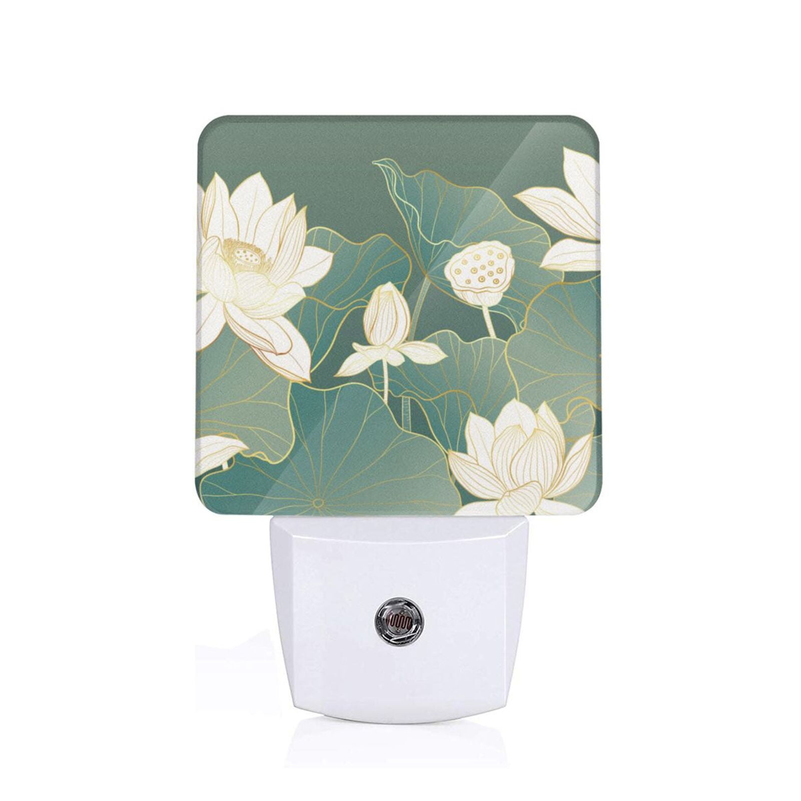 KLL Lotus Golden Line for Night Lights,Auto Sensor Night Lamp Plug in ...
