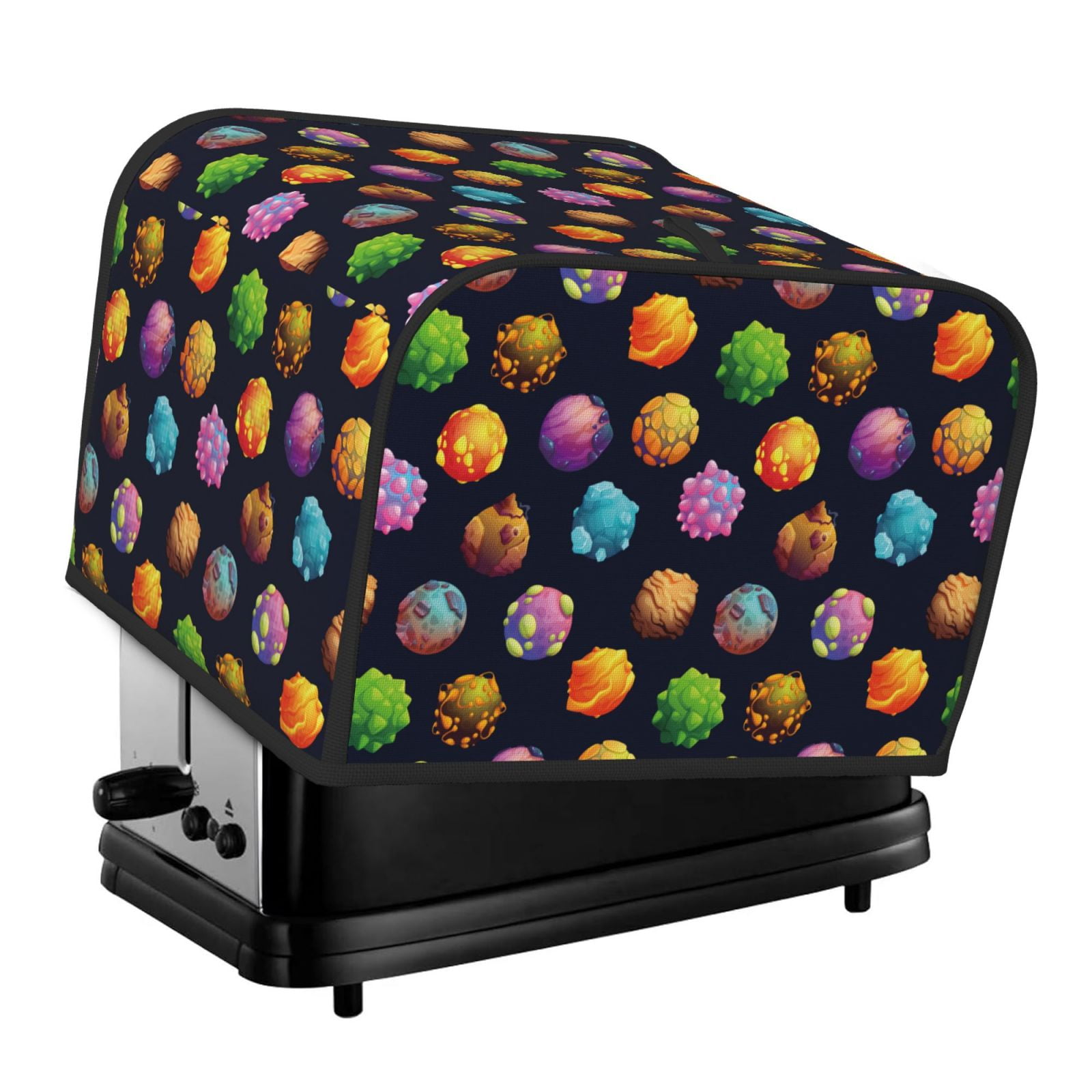KLL Lovely Planet Print 4 Slice Toaster Dust Covers Kitchen Small ...