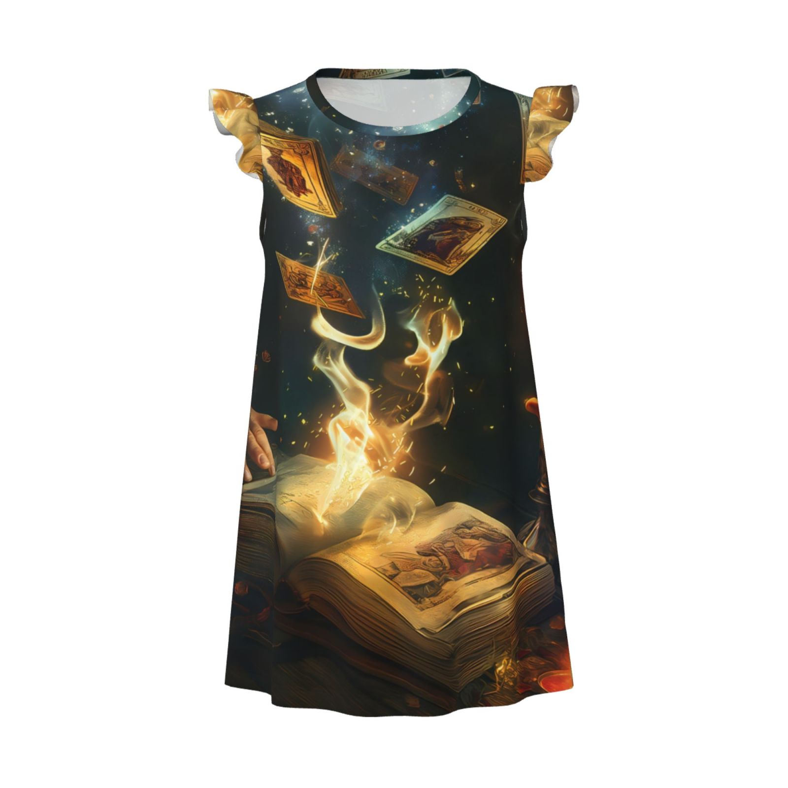 KLL Magical Tarot Reading Print Girls Nightgowns Pajamas for Girl ...
