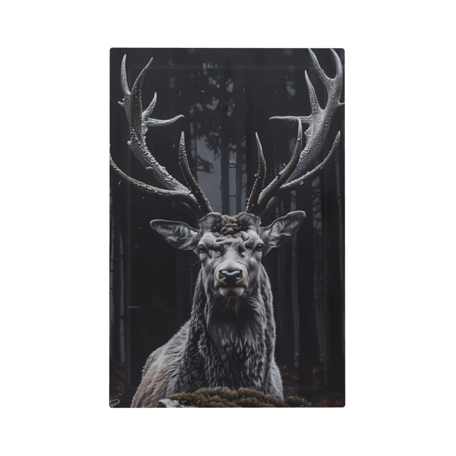 KLL Majestic Forest Stag Pattern Electrical Outlet Covers, 3" x 5" 1 ...