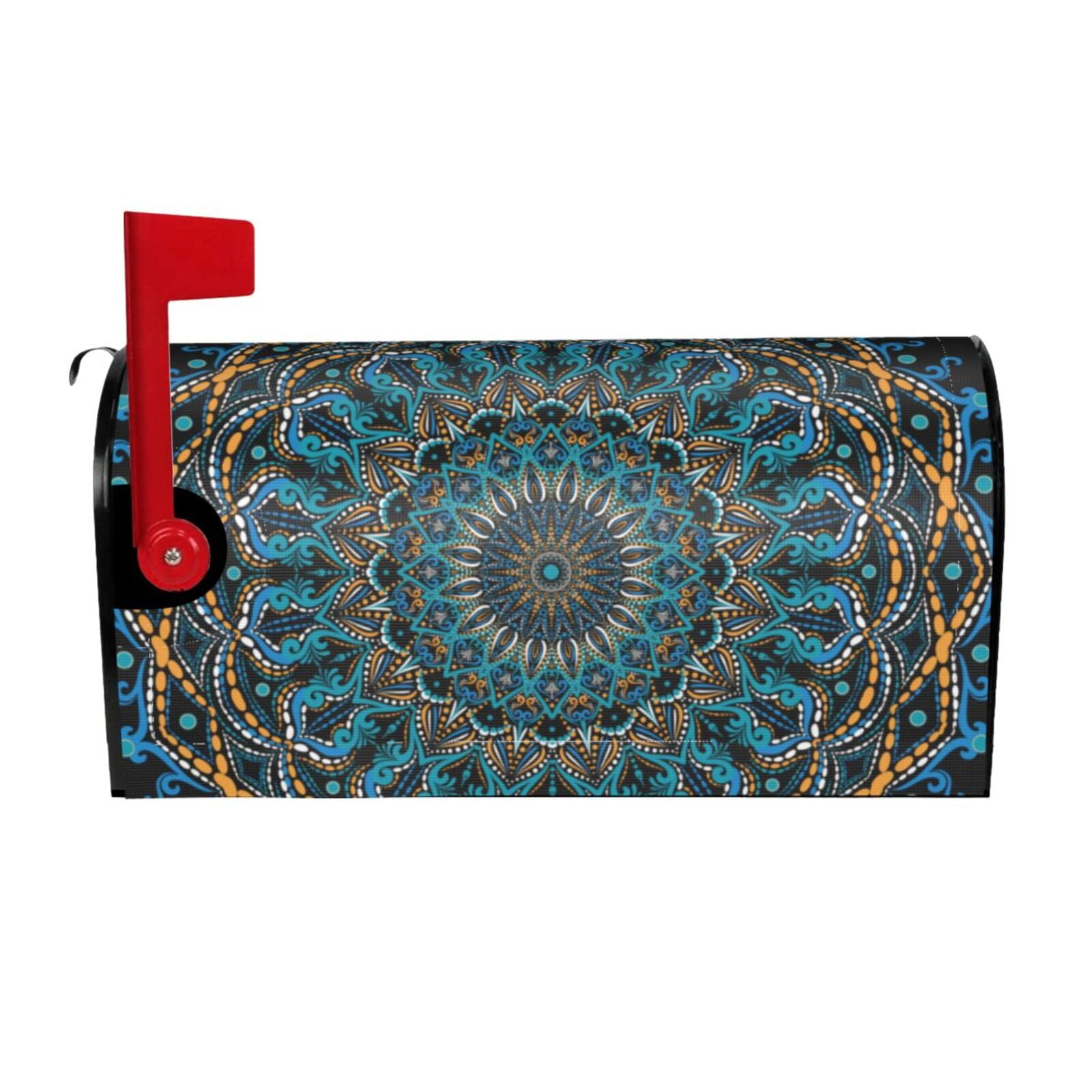KLL Mandala Pattern Mailbox Covers,Magnetic Mailbox Waterproof Post Box ...