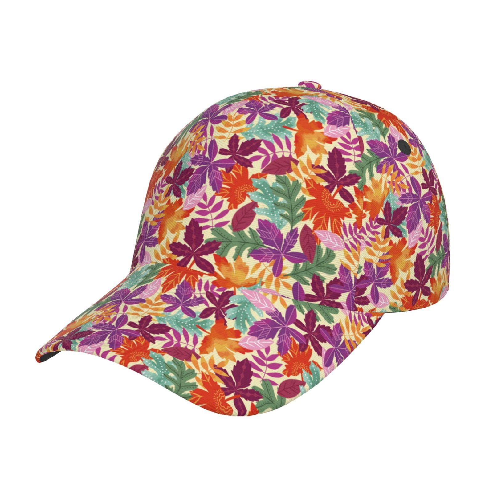 KLL Maple Leaves Pattern Baseball Caps for Outdoor Sports,Golf Dad Hat ...