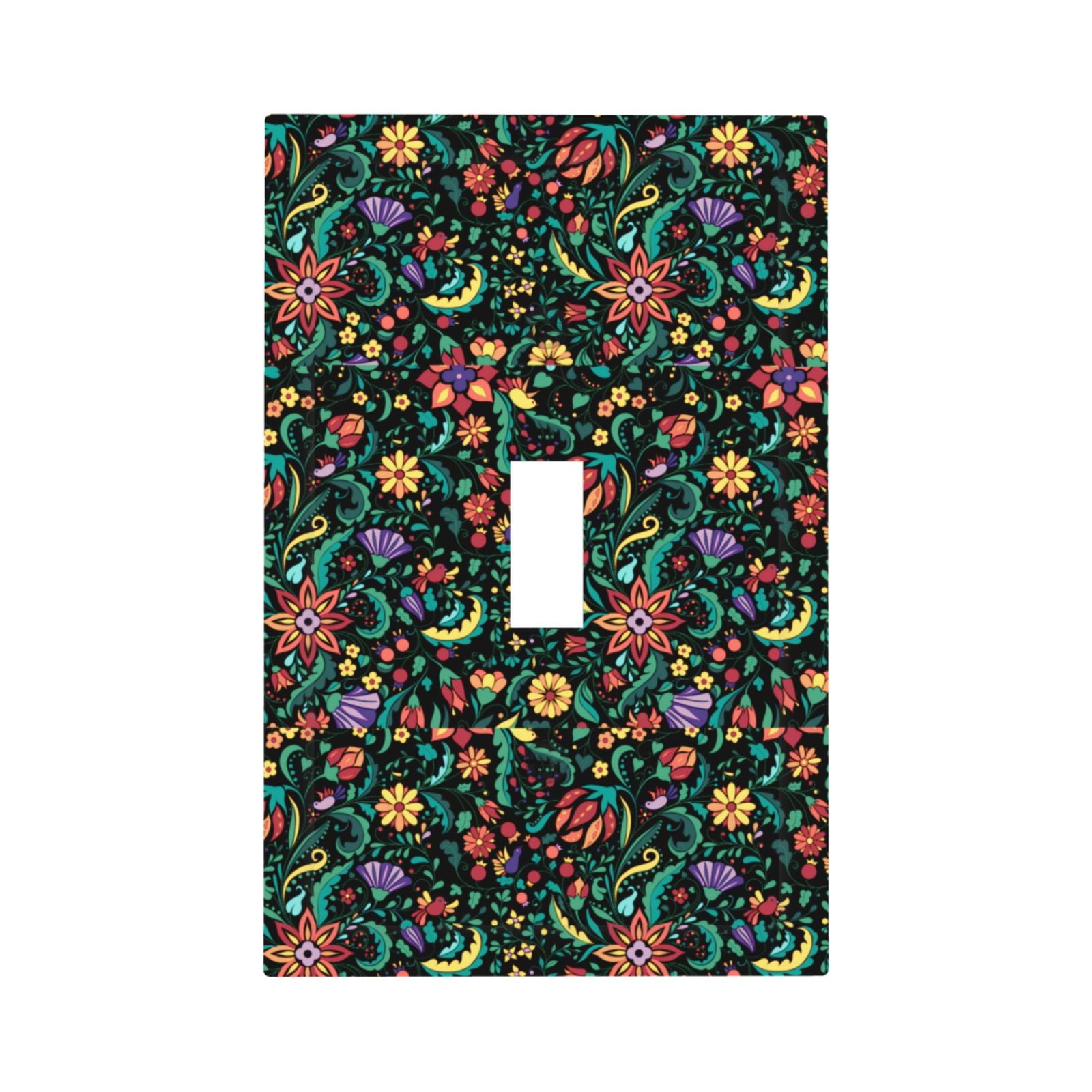 KLL Mexican Flower 1 Pattern Electrical Outlet Covers, 3" x 5" 1 Pack ...