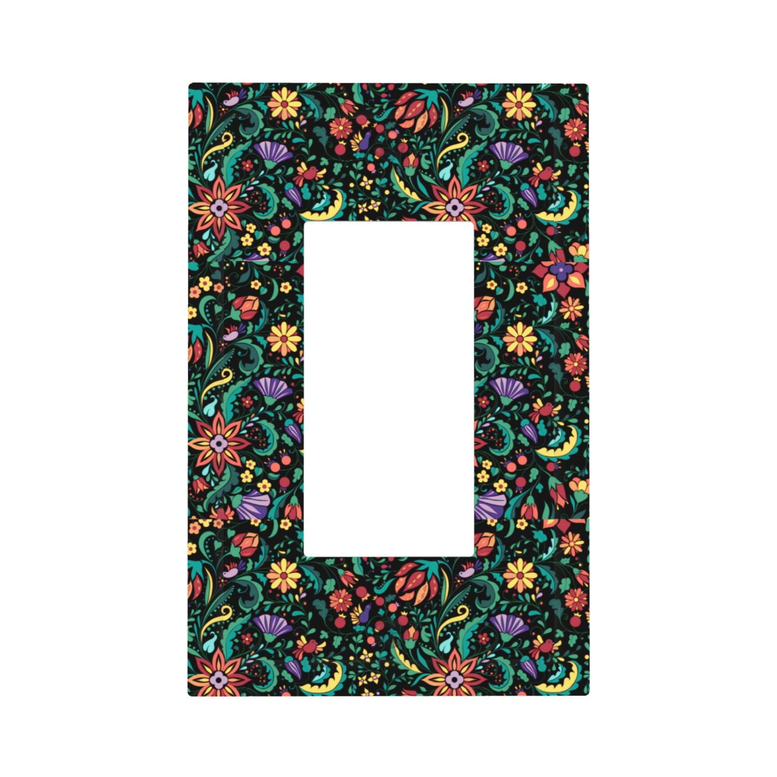 KLL Mexican Flower 1 Pattern Electrical Outlet Covers, 3" x 5" 1 Pack ...