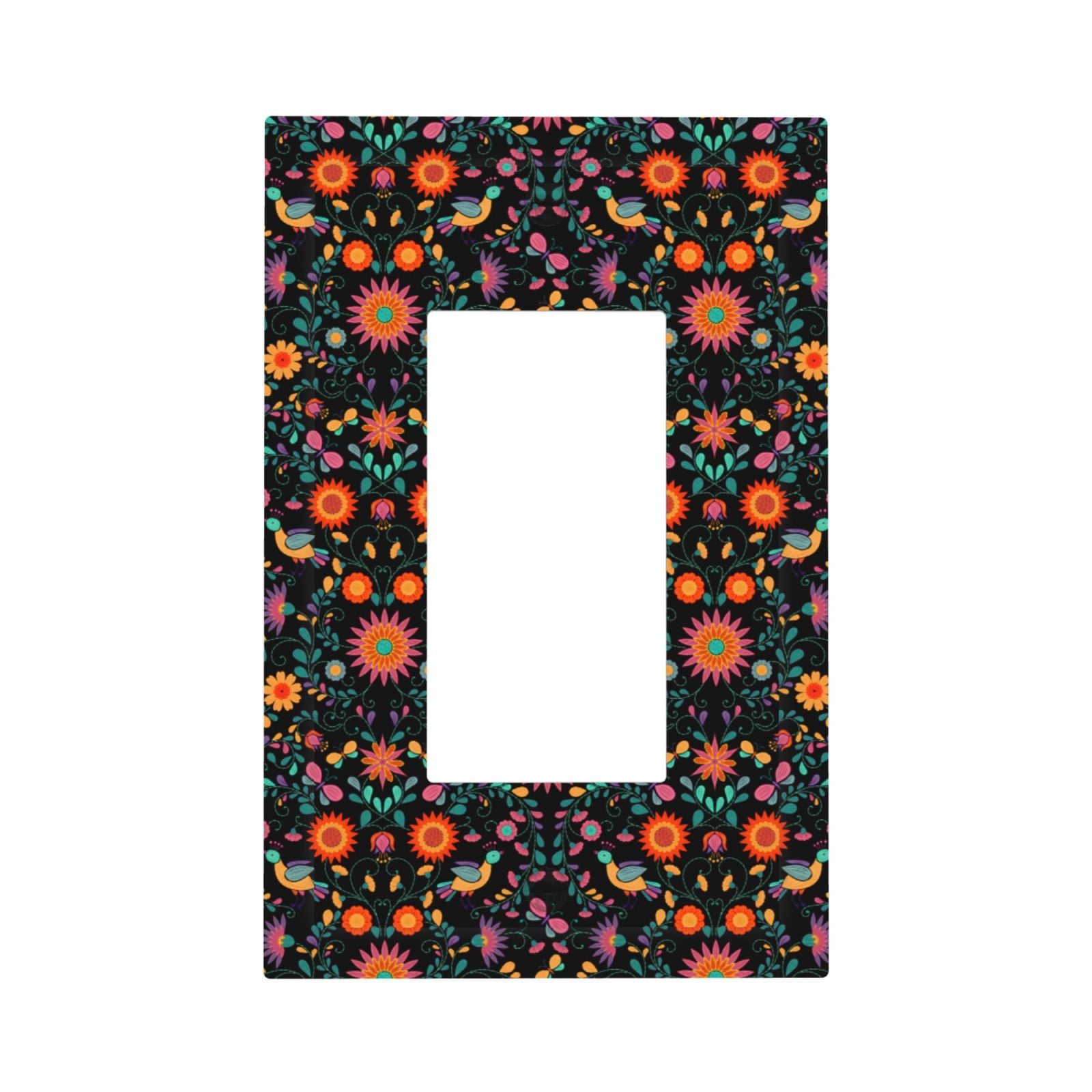 KLL Mexican Flower And Birds Pattern Electrical Outlet Covers, 3" x 5 ...