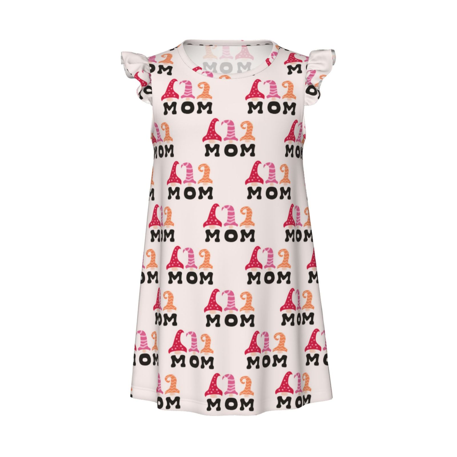 KLL Mothers Day Print Girls Nightgowns Pajamas for Girl Sleepwear ...