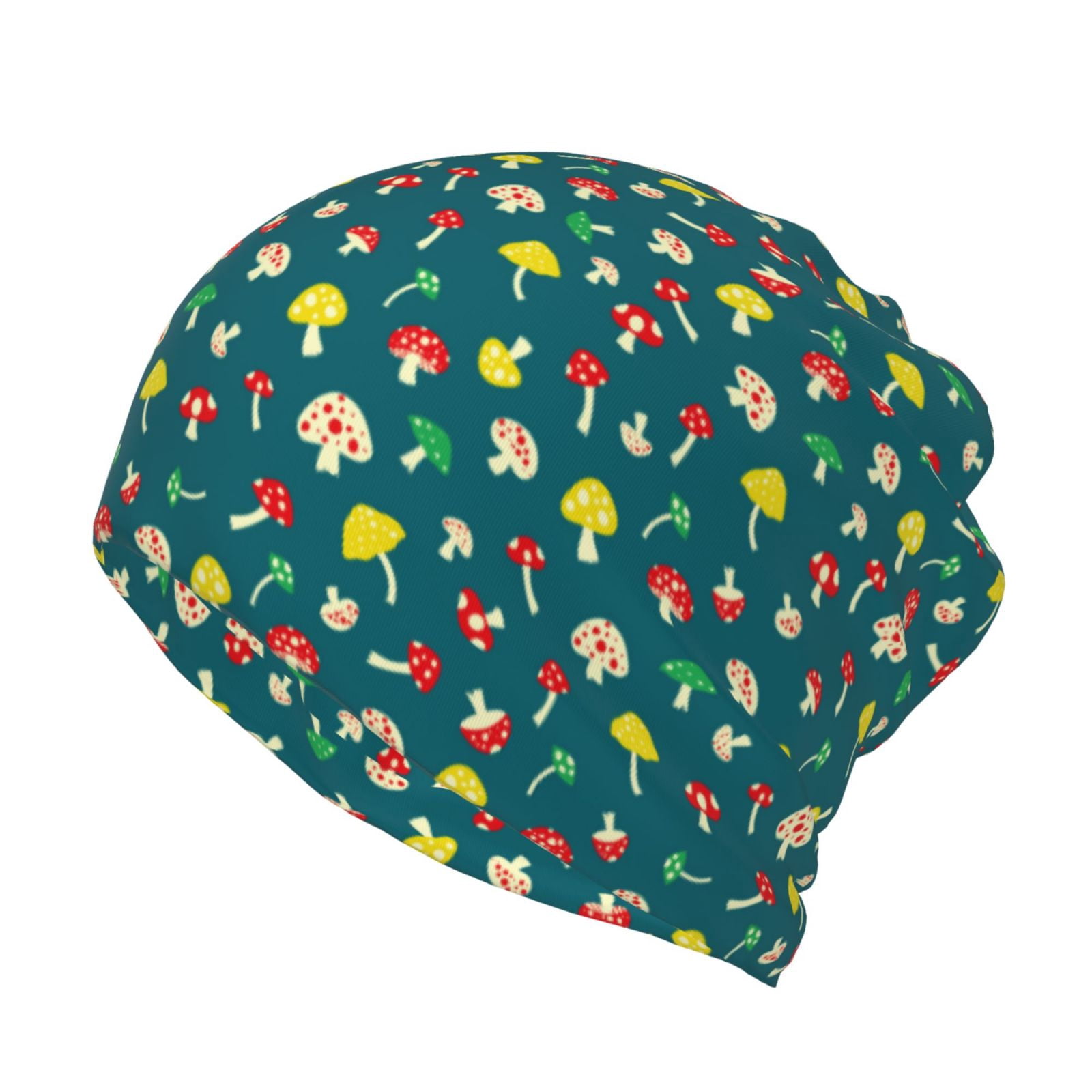 KLL Mushrooms Pirnt Wicking Running Beanie Head Wrap Cycling Bandana ...