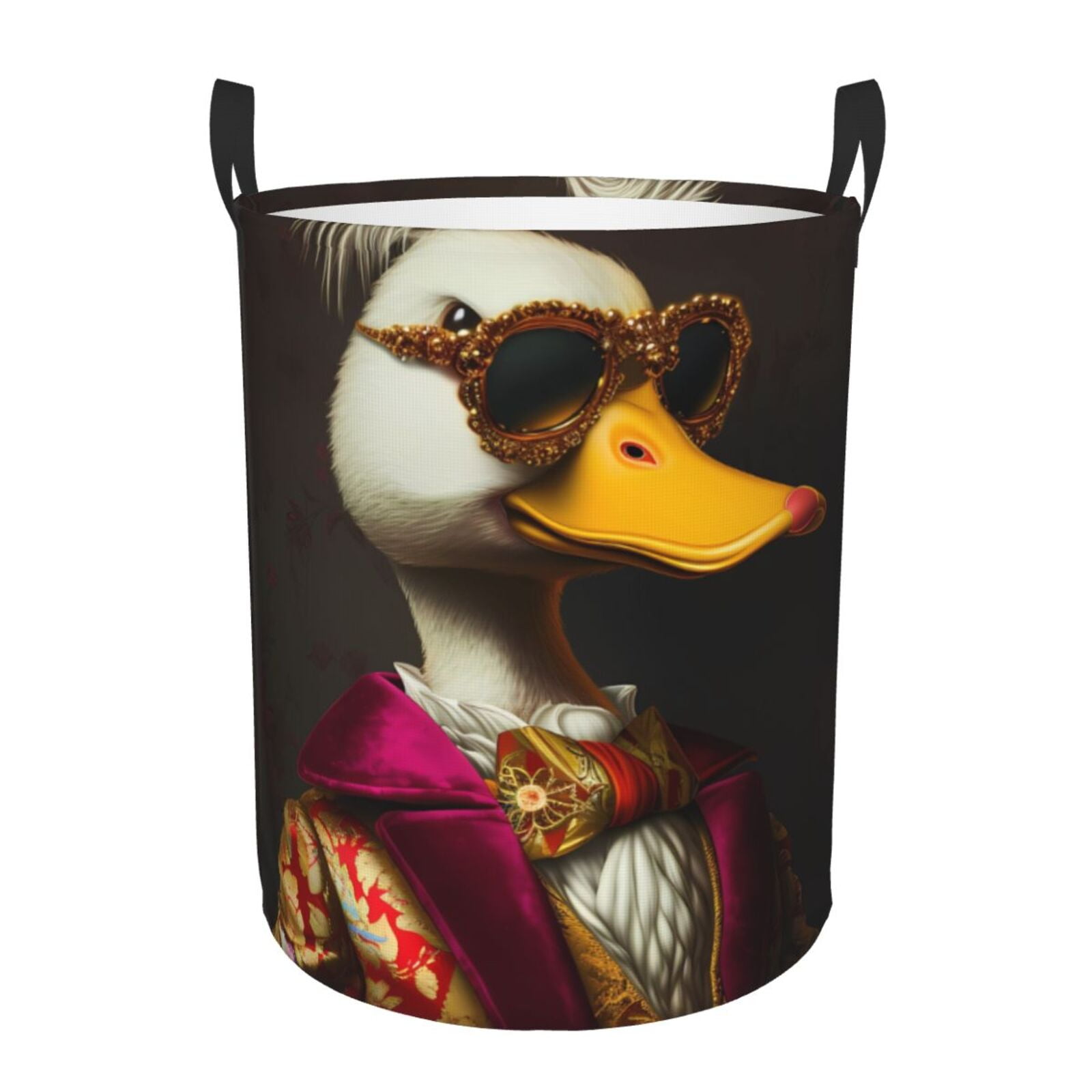 KLL Noble Style Duck Waterproof Foldable Laundry Hamper Bucket with ...