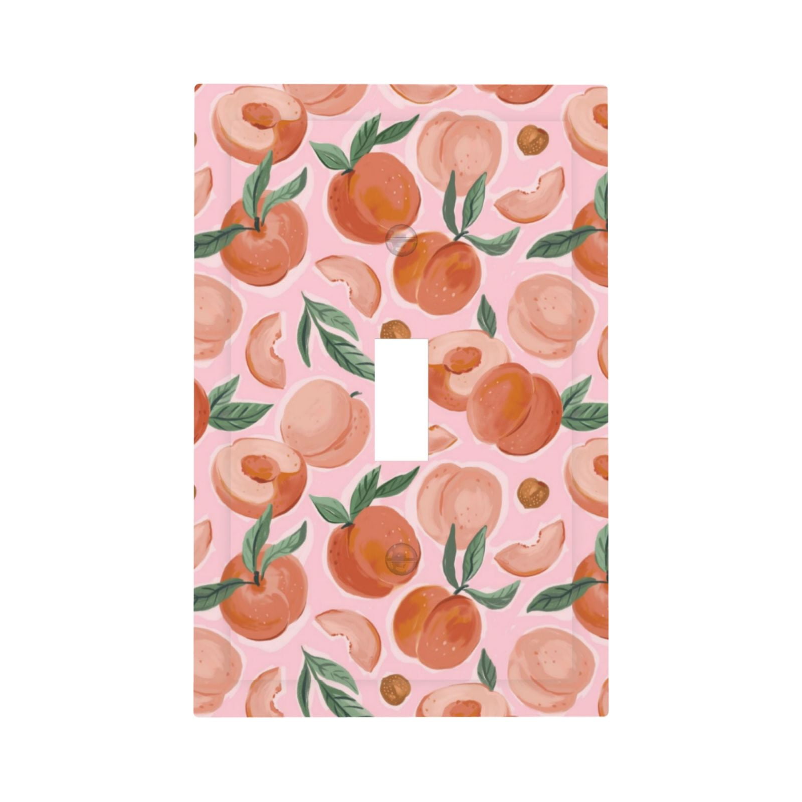 KLL Painting Peach Pattern Electrical Outlet Covers, 3" x 5" 1 Pack ...