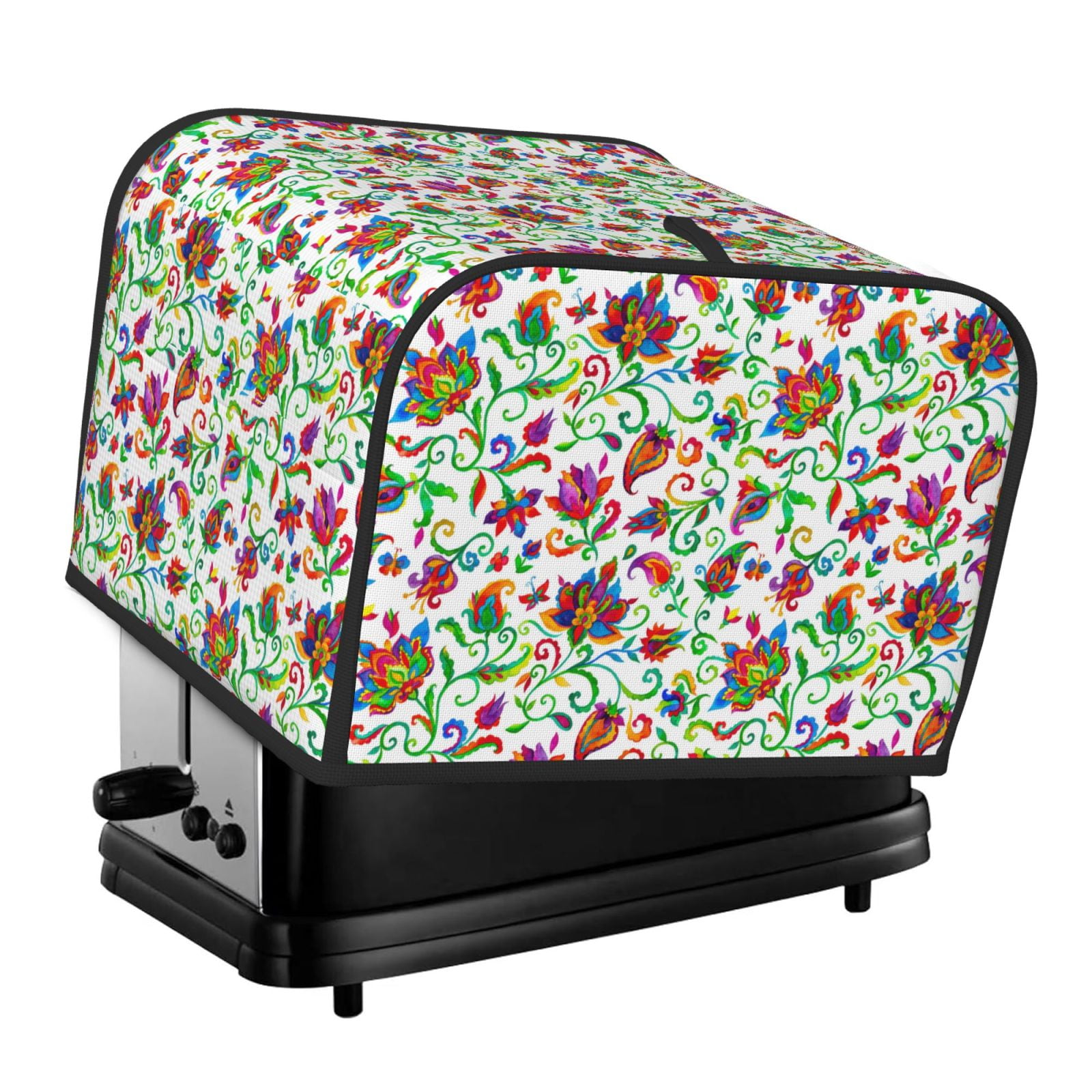 KLL Paisley Print 4 Slice Toaster Dust Covers Kitchen Small Appliance ...
