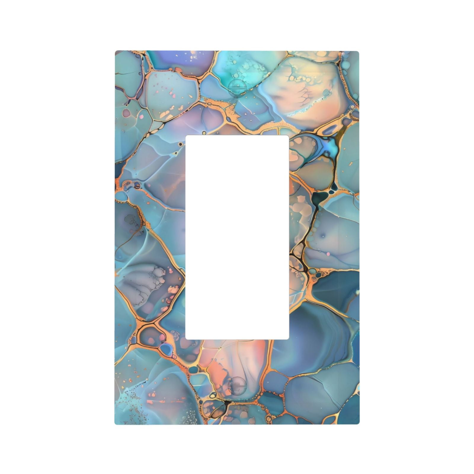 KLL Pastel Abstract Fluid Art Pattern Electrical Outlet Covers, 3" x 5 ...