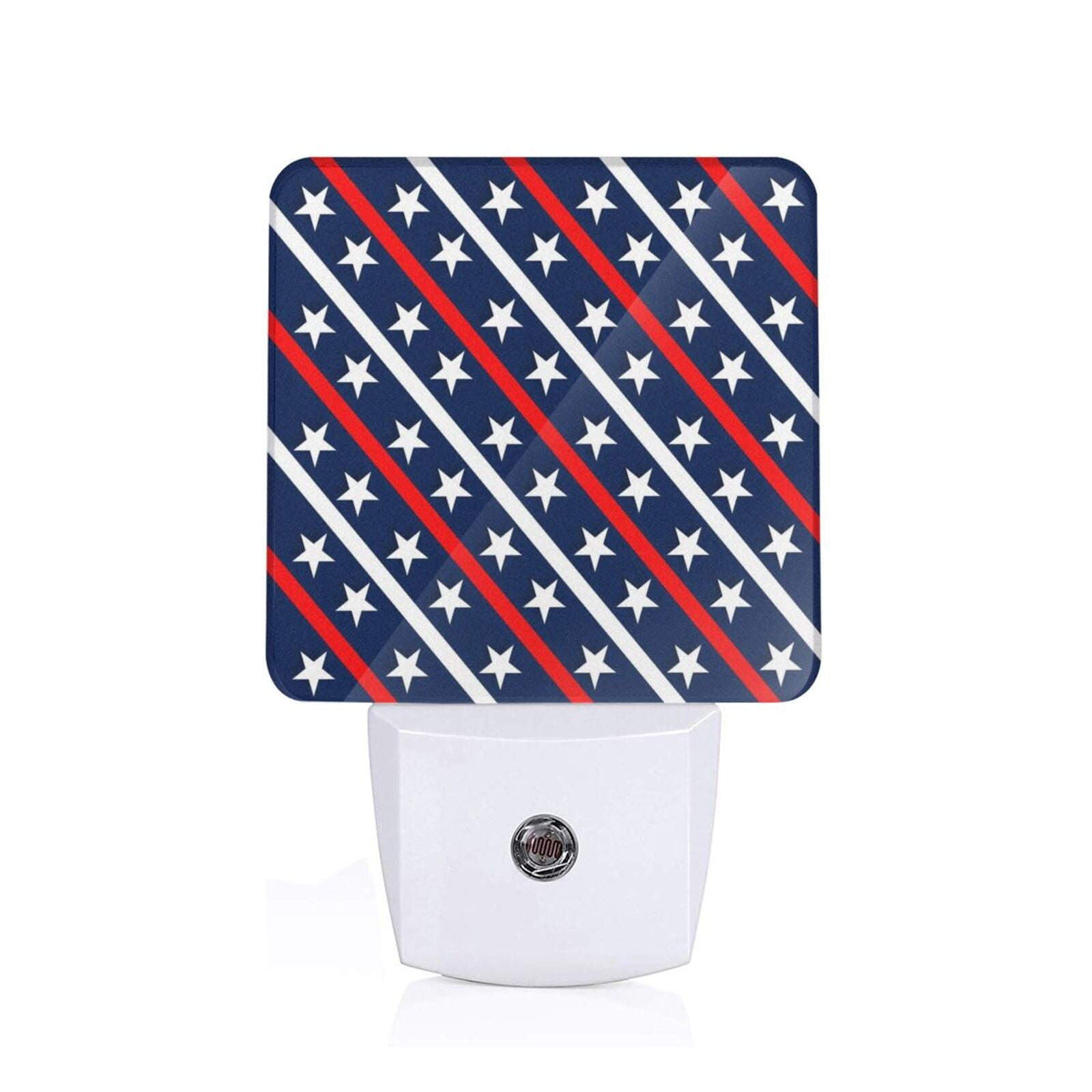 KLL Patriotic Star for Night Lights,Auto Sensor Night Lamp Plug in ...