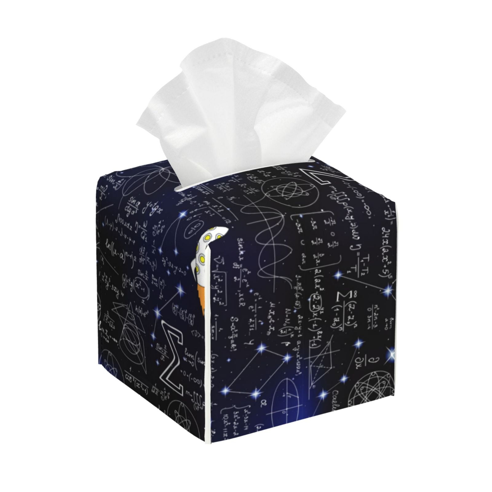 KLL Physical Formulas Print Tissue Box Cover,Leather Tissue Holder ...