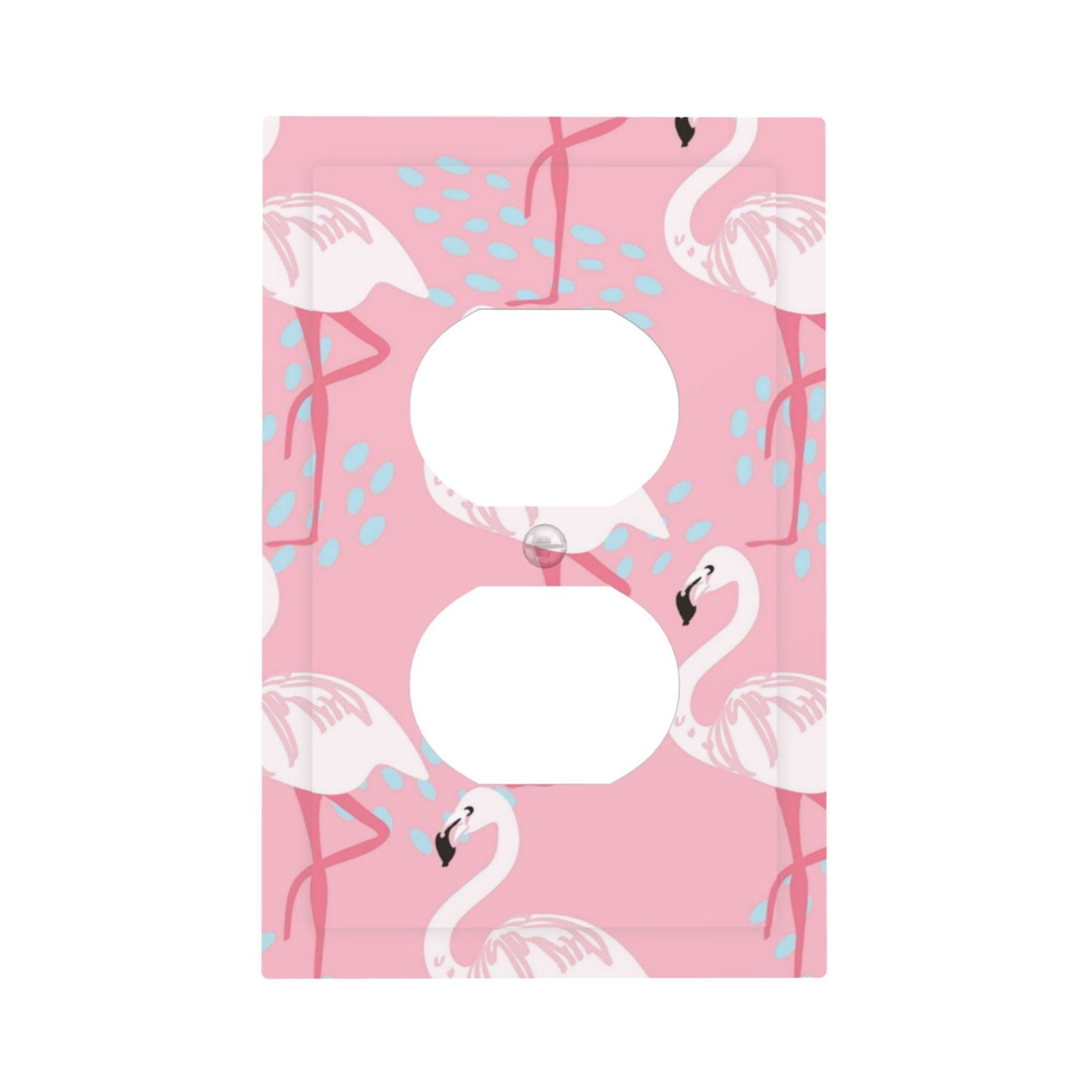 KLL Pink Flamingo Pattern Electrical Outlet Covers, 3" x 5" 1 Pack ...