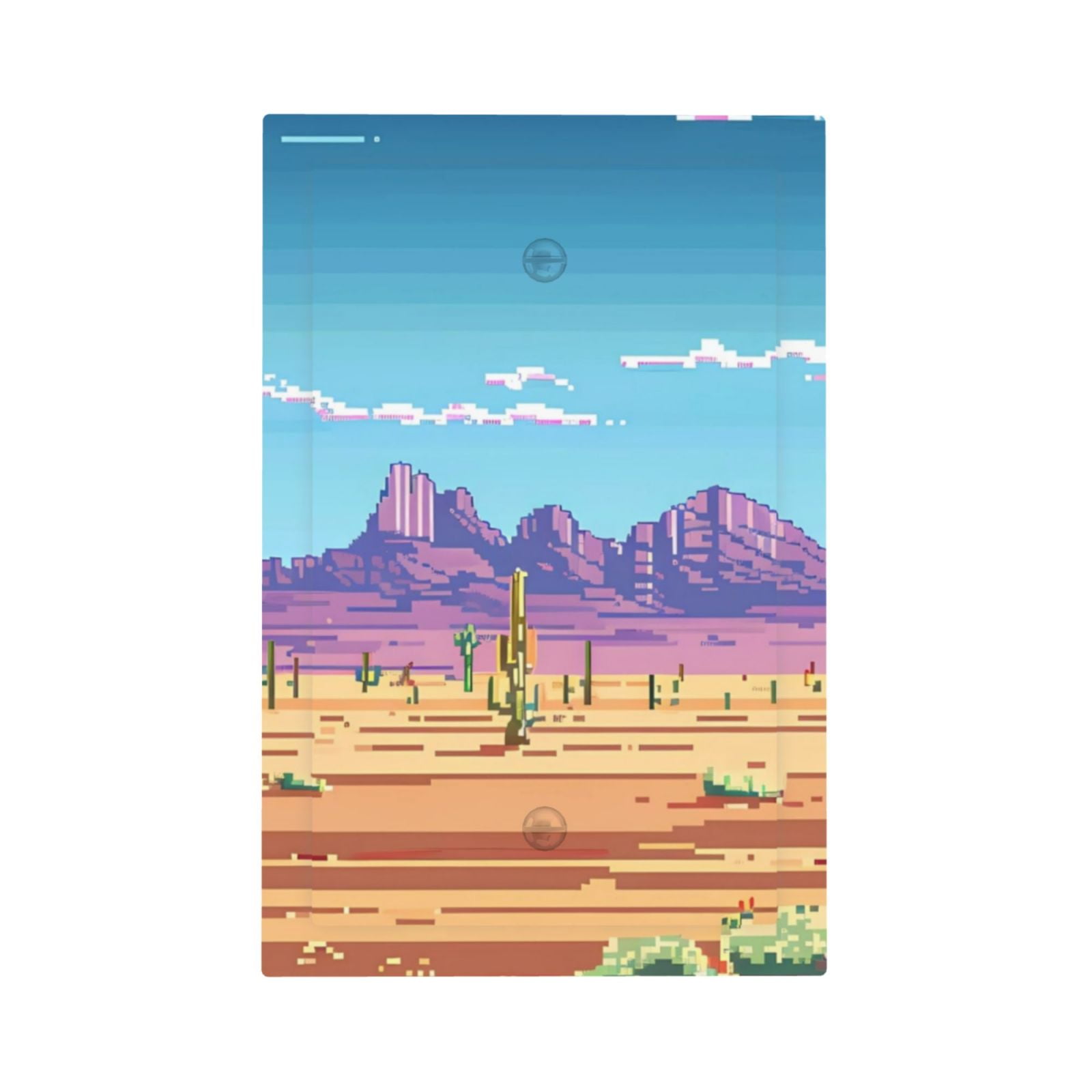 KLL Pixel Desert Landscape Pattern Electrical Outlet Covers, 3" x 5" 1 ...