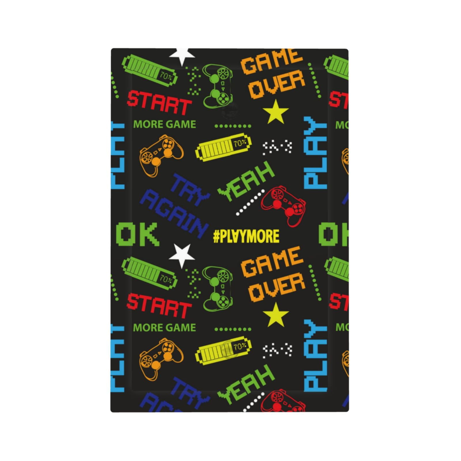 KLL Pixel Game Pattern Electrical Outlet Covers, 3" x 5" 1 Pack ...