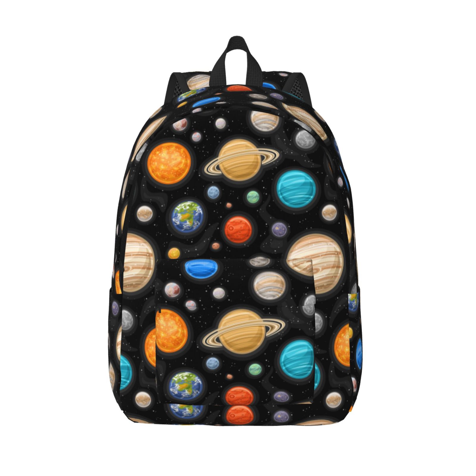 KLL Planets In Deep Space Print Travel Laptop Backpack - College Backpack Business Work Bag ...