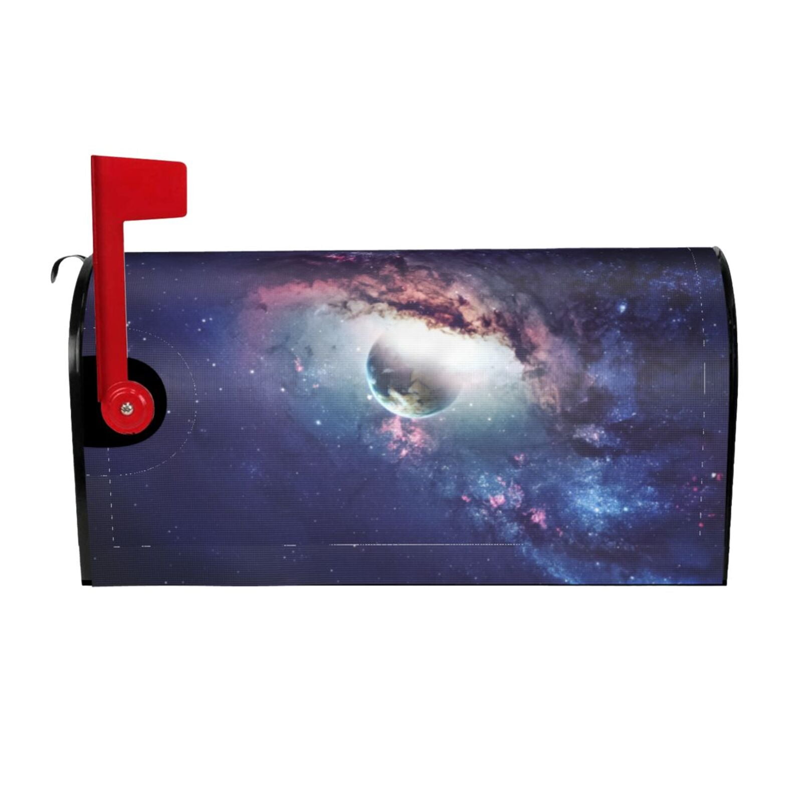 KLL Planets Stars And Galaxies Pattern Mailbox Covers,Magnetic Mailbox ...