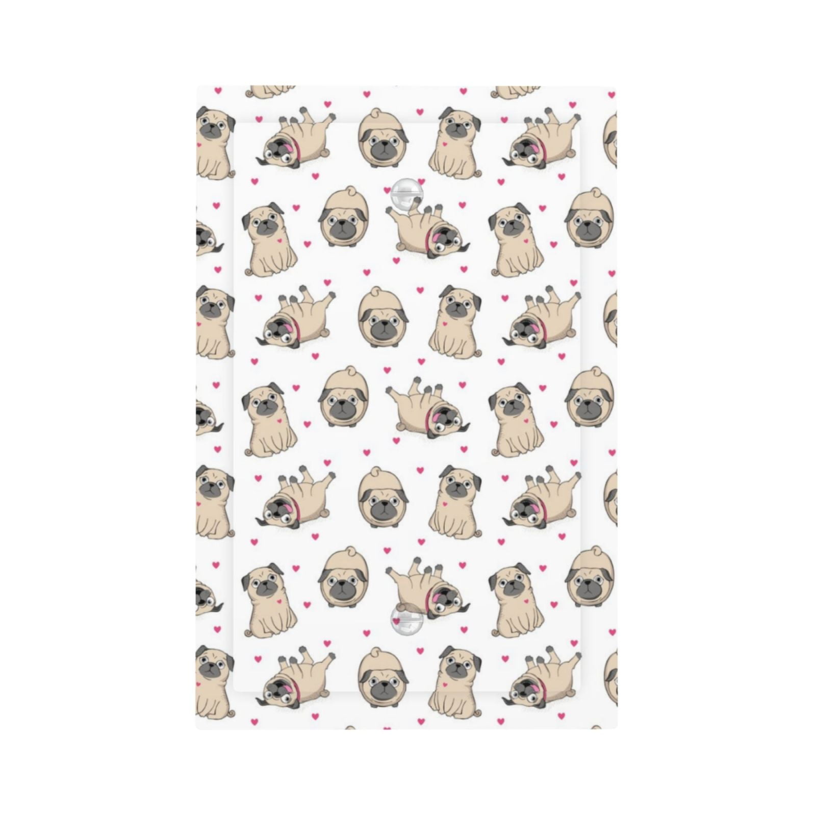KLL Pugs Pattern Electrical Outlet Covers, 3" x 5" 1 Pack Electric ...