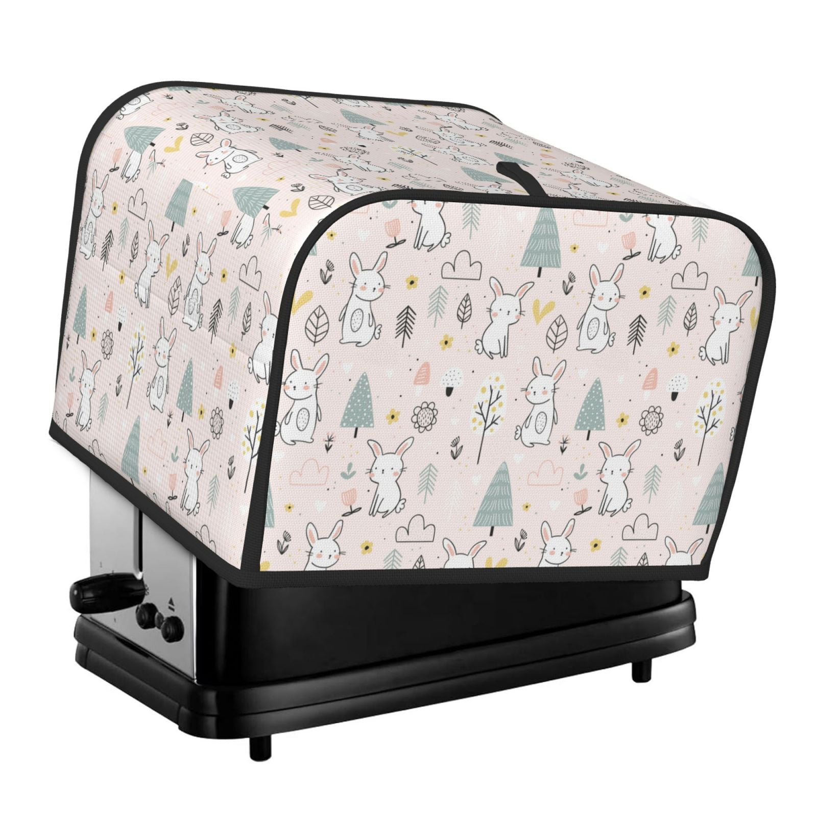 KLL Rabbit Forest Print 4 Slice Toaster Dust Covers Kitchen Small ...