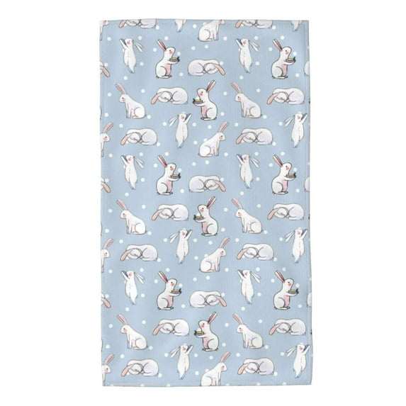 KLL Rabbit Is Eating Carrots Ultra Absorbent & Soft Hand Towels for ...