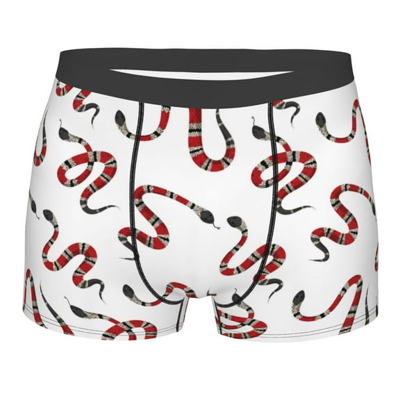 KLL Red Snake Men's Cotton Boxer Briefs Underwear-Medium - Walmart.com