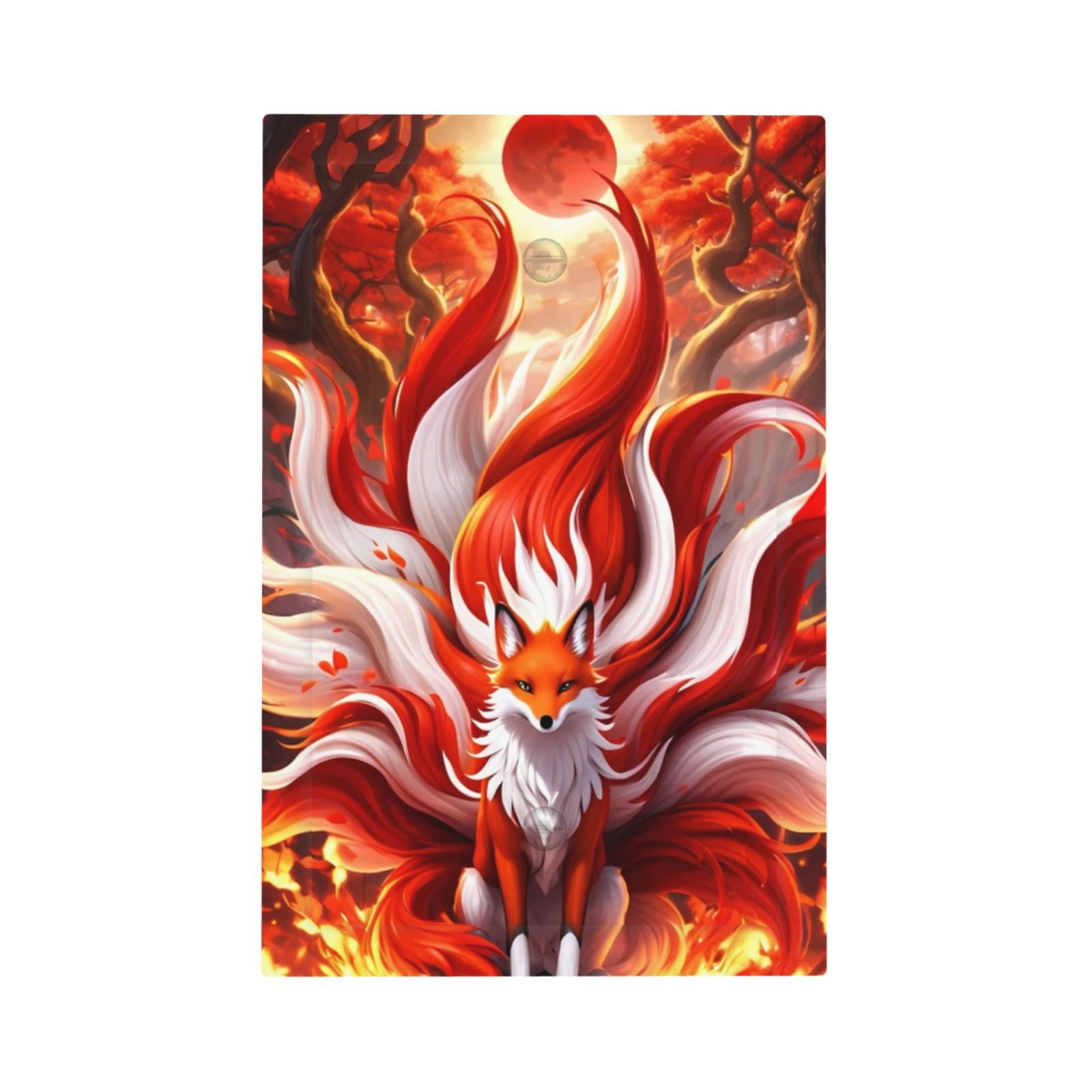 KLL Red Sun Flame Fox Pattern Electrical Outlet Covers, 3" x 5" 1 Pack ...