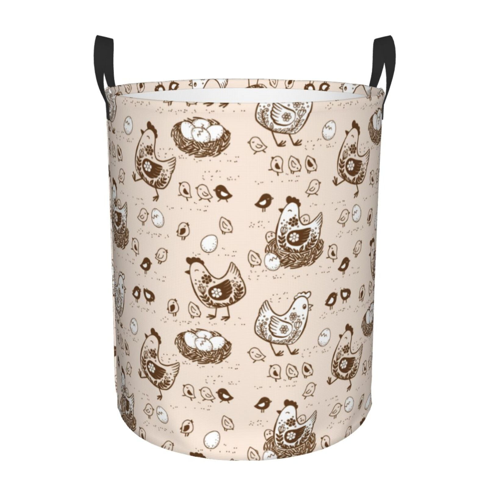 KLL Retro Rooster Waterproof Foldable Laundry Hamper Bucket with ...