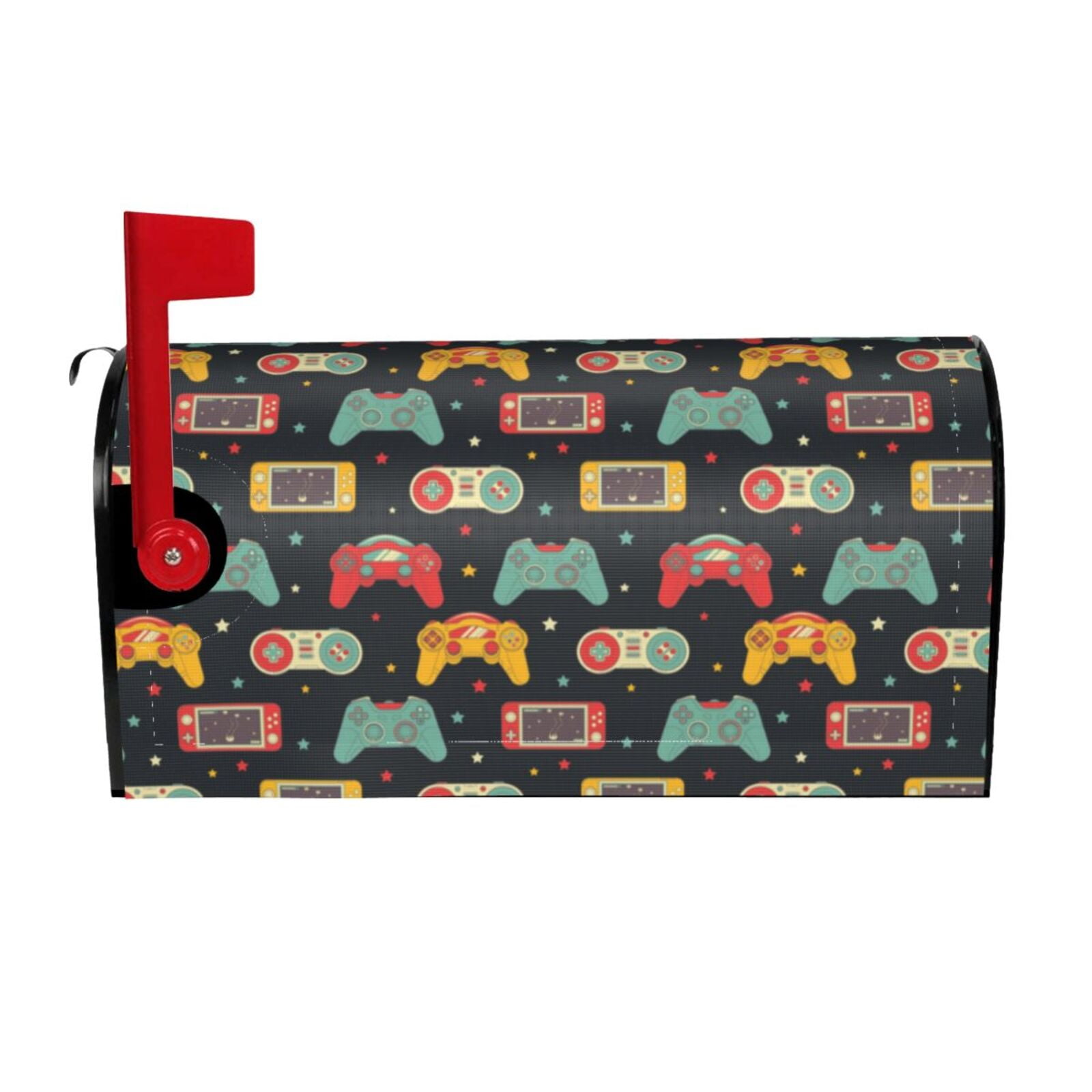 KLL Retro Video Game Pattern Mailbox Covers,Magnetic Mailbox Waterproof ...