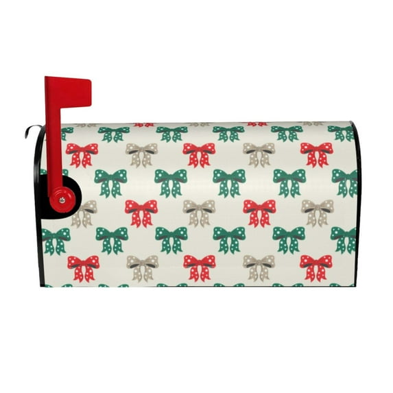 KLL Retro bows Pattern Mailbox Covers,Magnetic Mailbox Waterproof Post Box Cover Post Letter Box ...