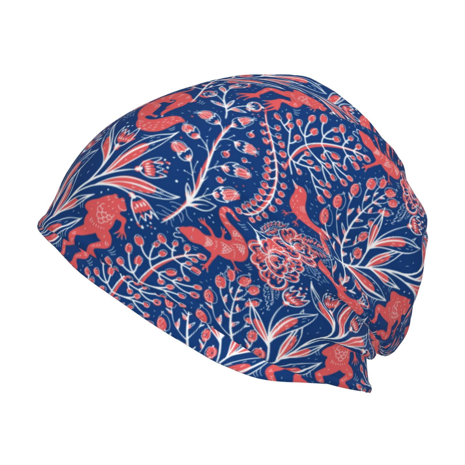 KLL Retro plants forest animals Winter Fall Beanie Knit Hats for Men ...