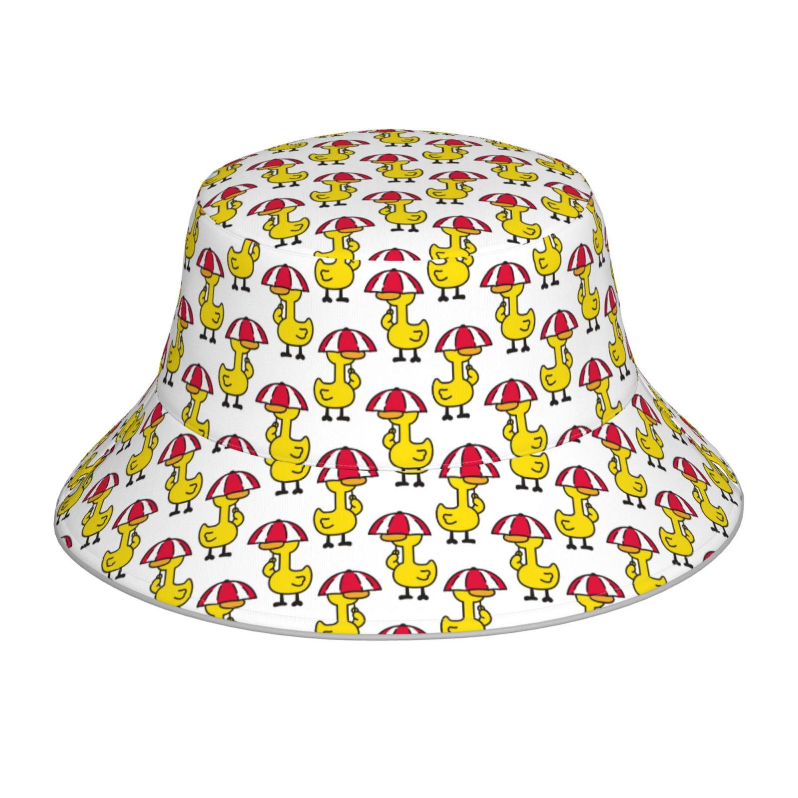 KLL Rubber Duck Chicken Bird Bucket Hat for Women Men Packable Travel ...