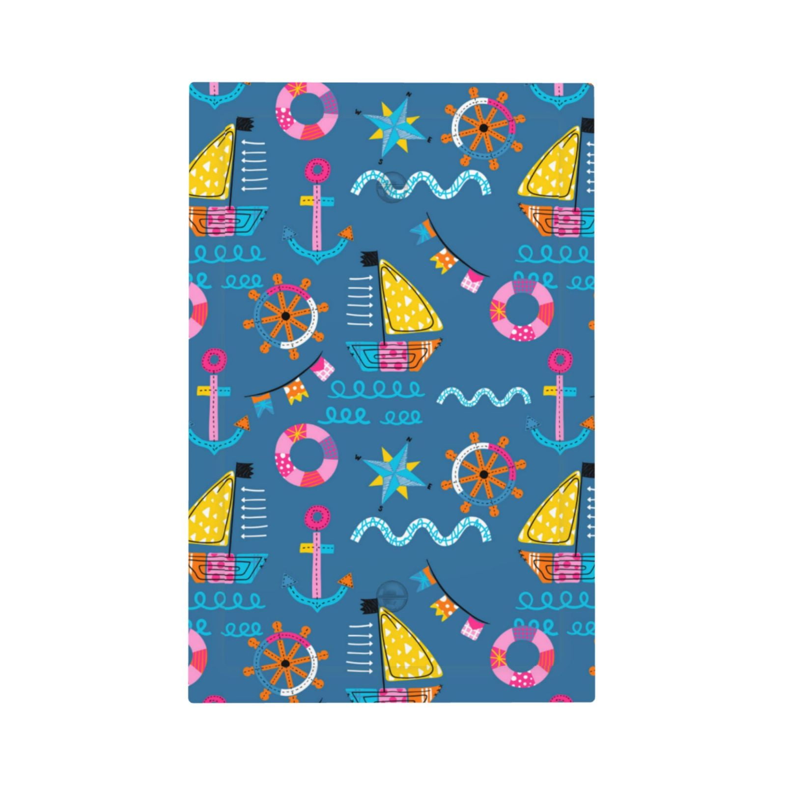 KLL Sailboat With Sailing Pattern Electrical Outlet Covers, 3" x 5" 1 ...