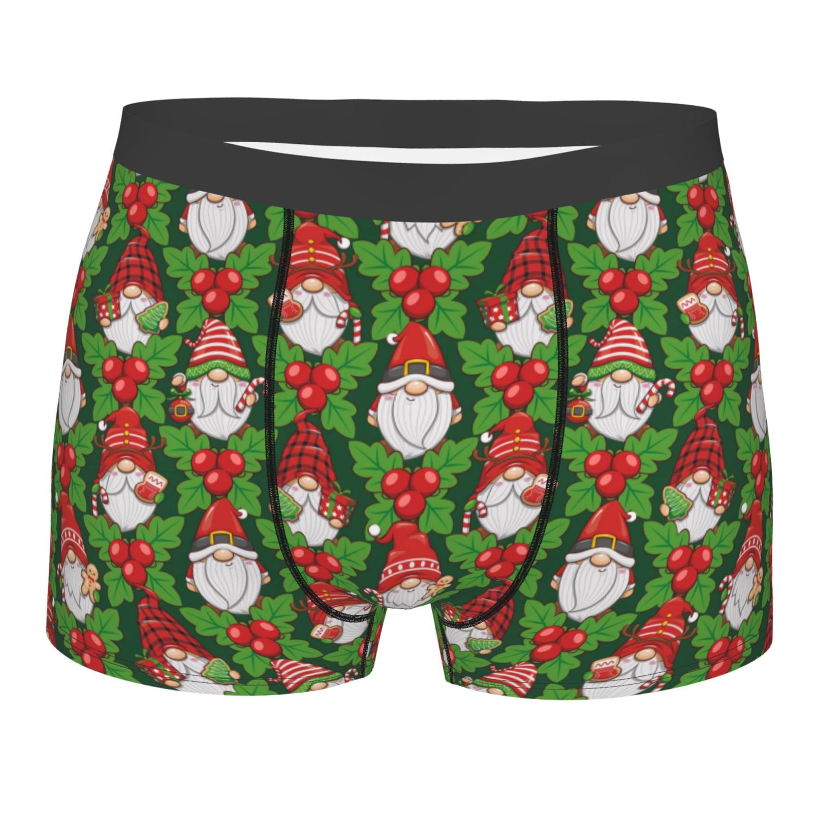 KLL Santa Claus And Gnomes Men's Cotton Boxer Briefs Underwear-XX-Large ...