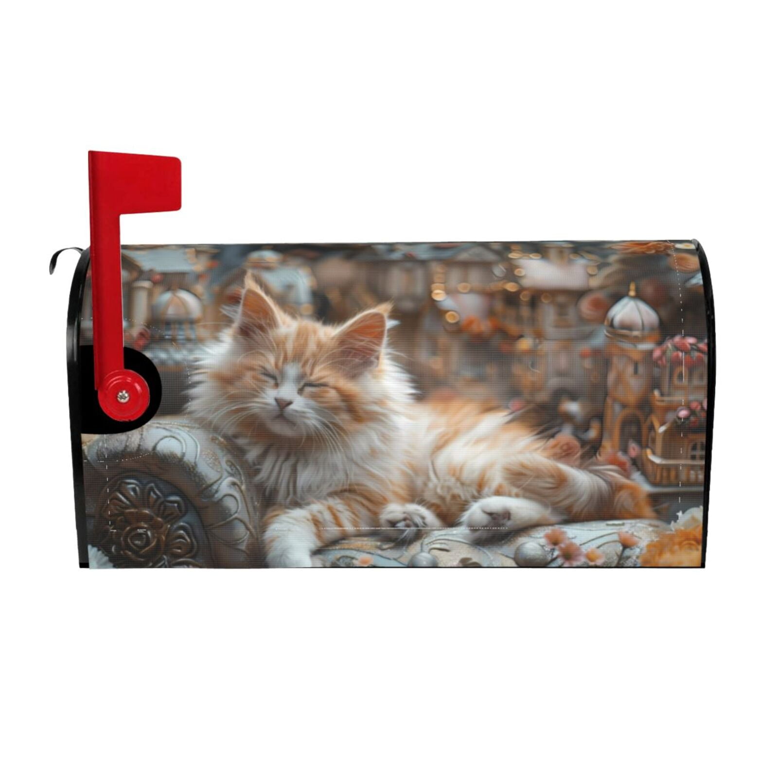 KLL Serene Kitten Kingdom Pattern Mailbox Covers,Magnetic Mailbox ...