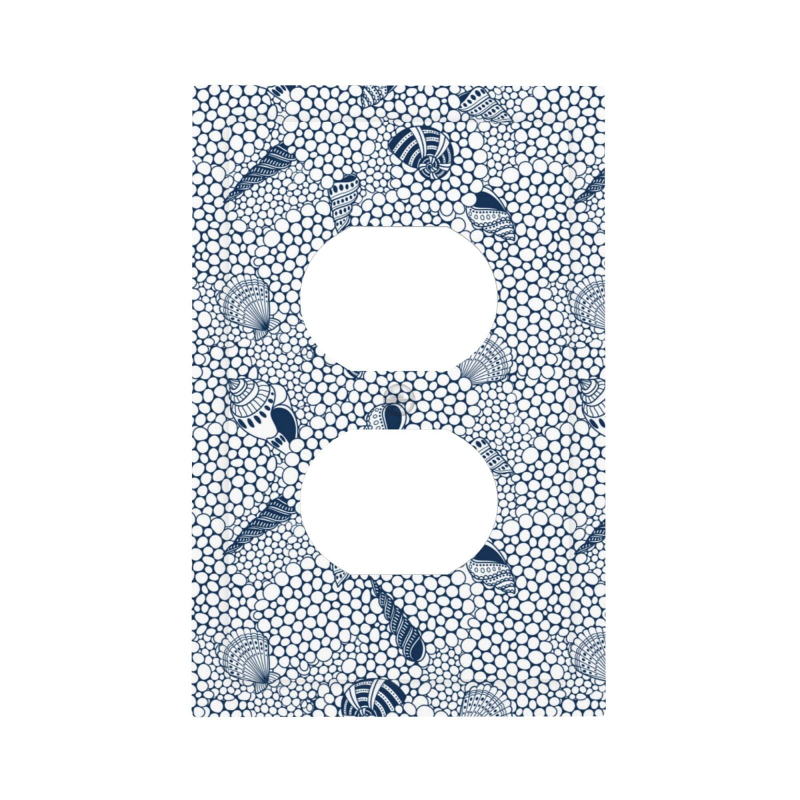 KLL Shells And Sand Pattern Electrical Outlet Covers, 3" x 5" 1 Pack ...