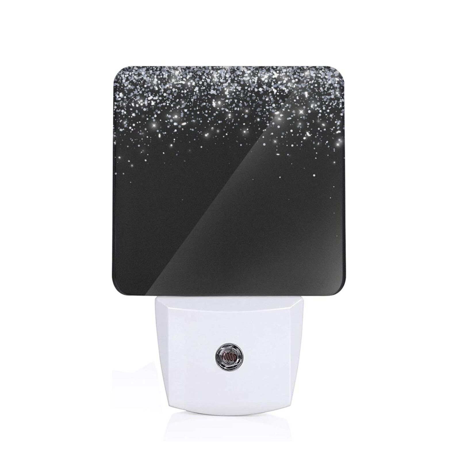 KLL Silver Glitter1 for Night Lights,Auto Sensor Night Lamp Plug in ...