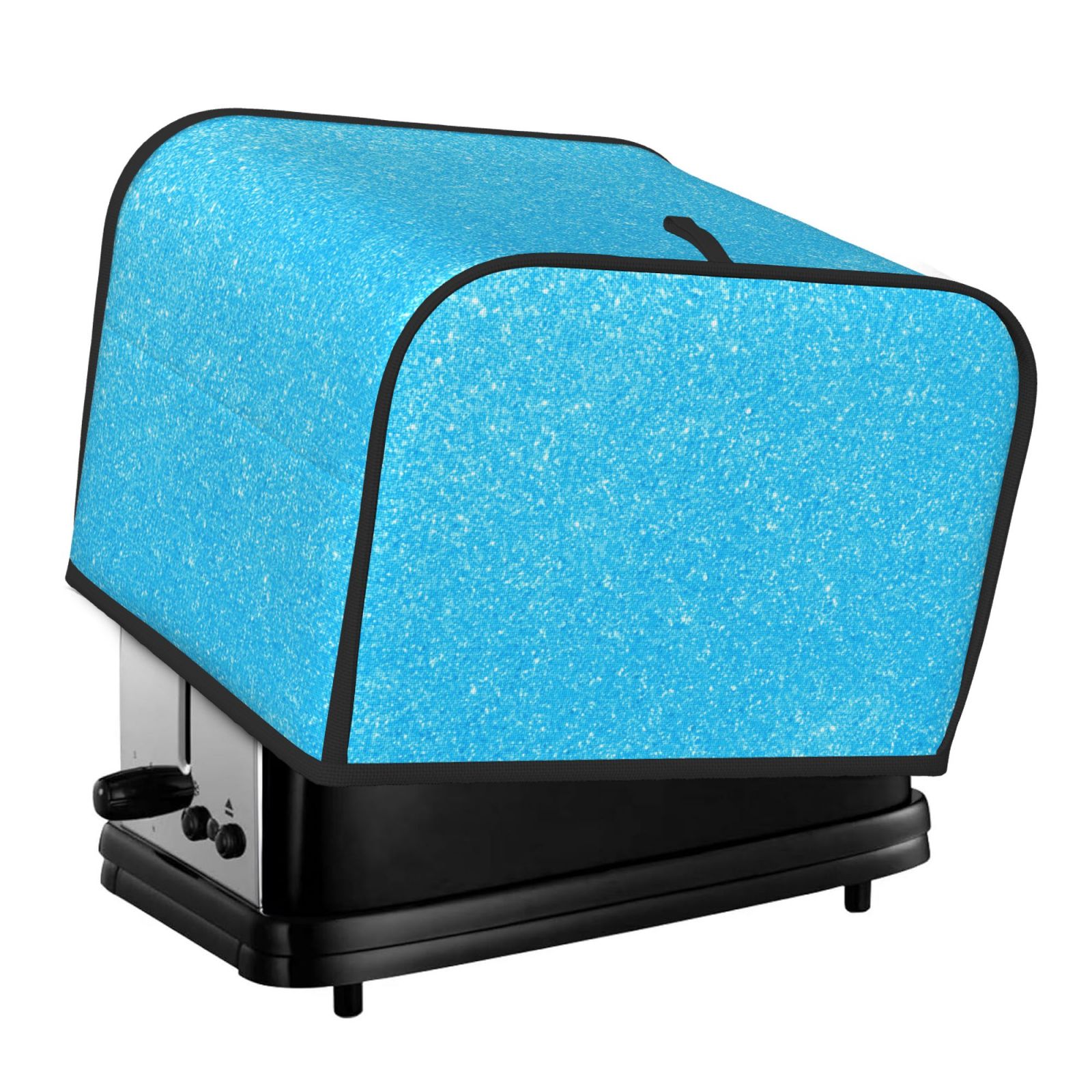 KLL Sky Blue Glitter Print 4 Slice Toaster Dust Covers Kitchen Small ...