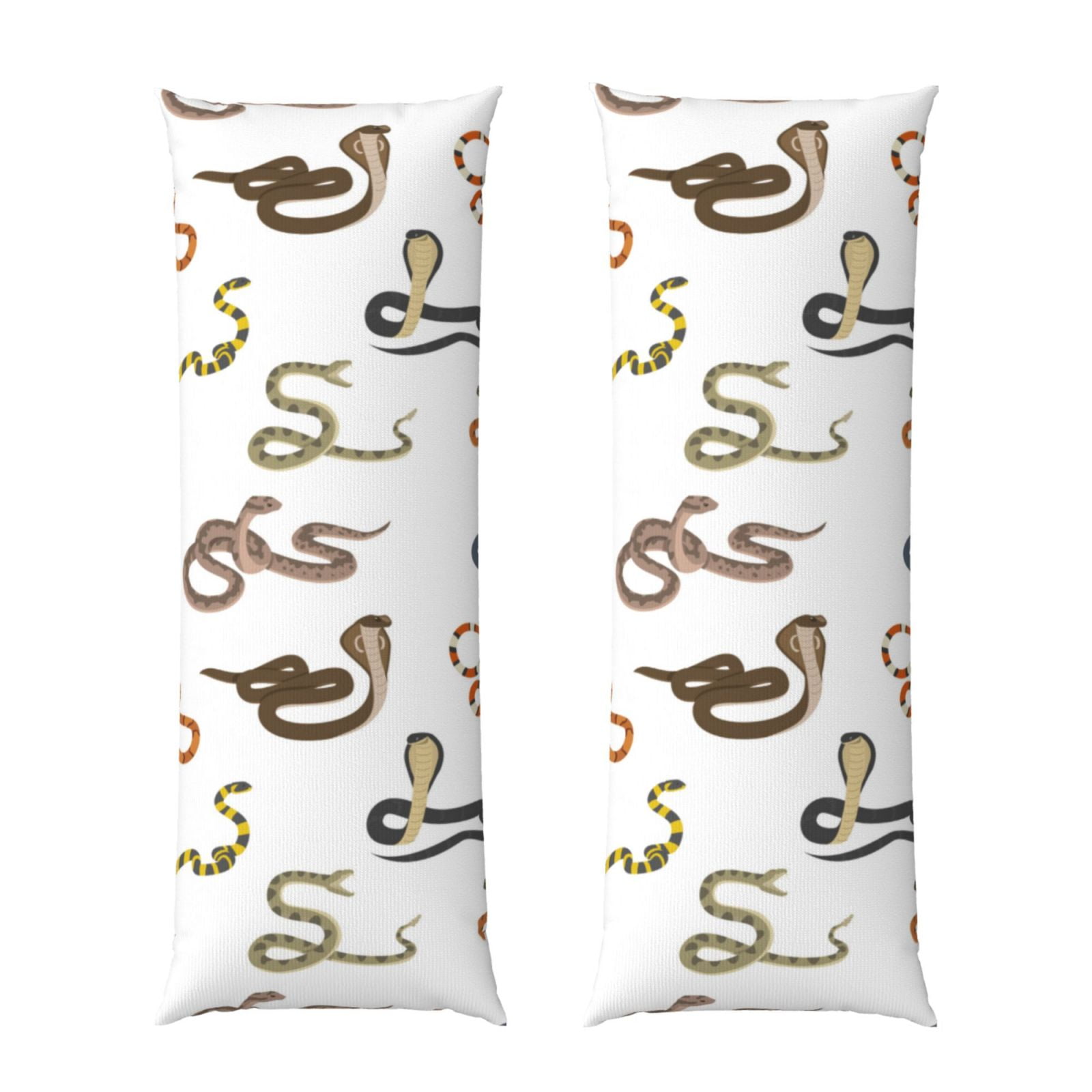 KLL Snake Pattern Long Body Pillow Cover,20x60 Body Pillow Cases,Soft ...