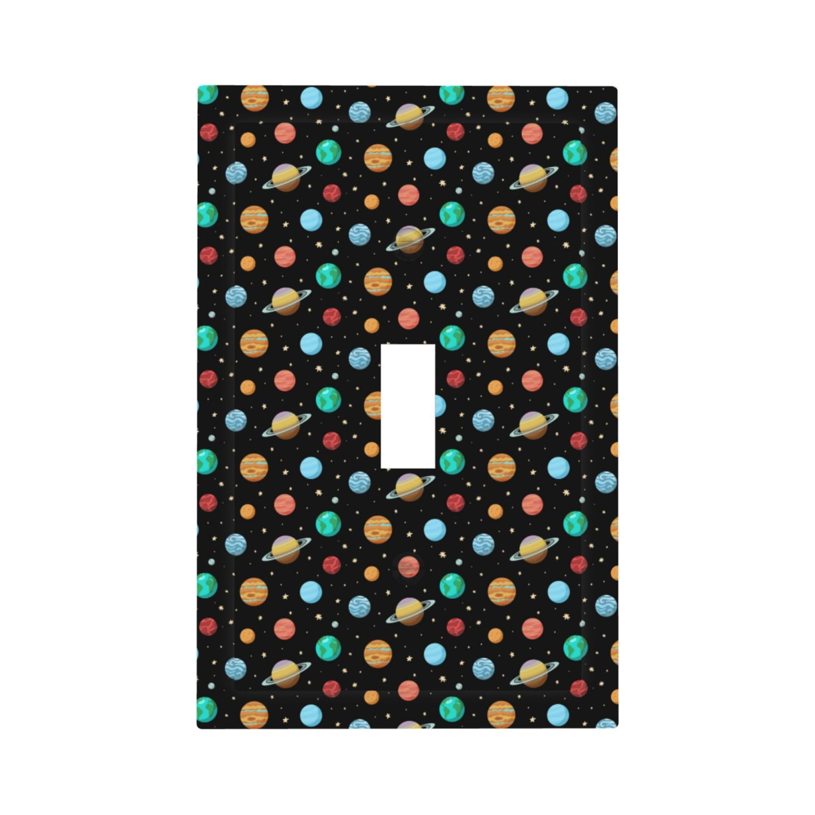 KLL Solar System Planets Space Pattern Electrical Outlet Covers, 3" x 5 ...