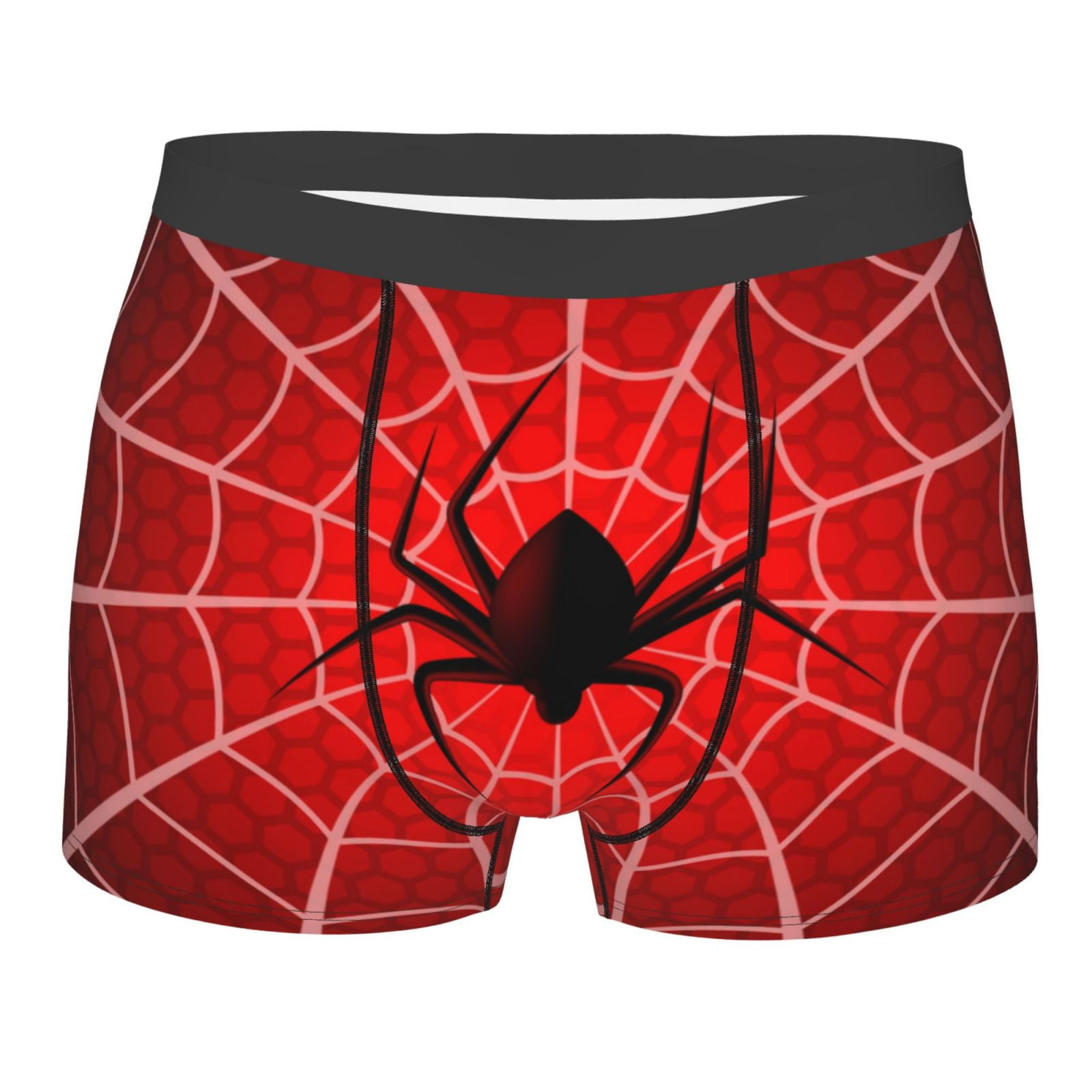 KLL Spider Web1 Men's Cotton Boxer Briefs Underwear-Small - Walmart.com