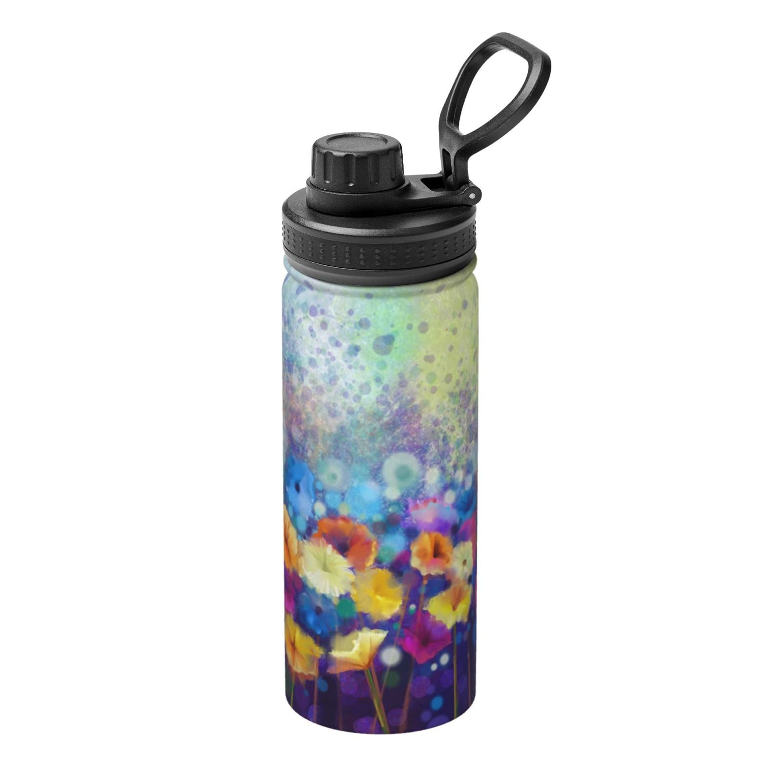 KLL Spring Flower Seasonal Pattern 18oz Insulated Water Bottle ...