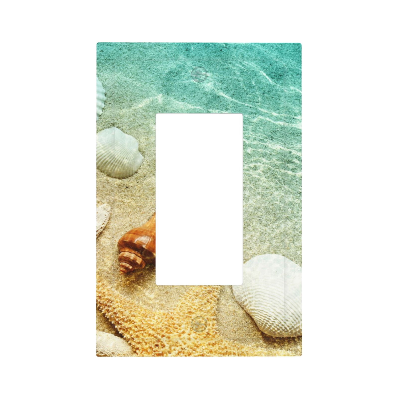 KLL Starfish And Seashell On The Beach Pattern Electrical Outlet Covers ...