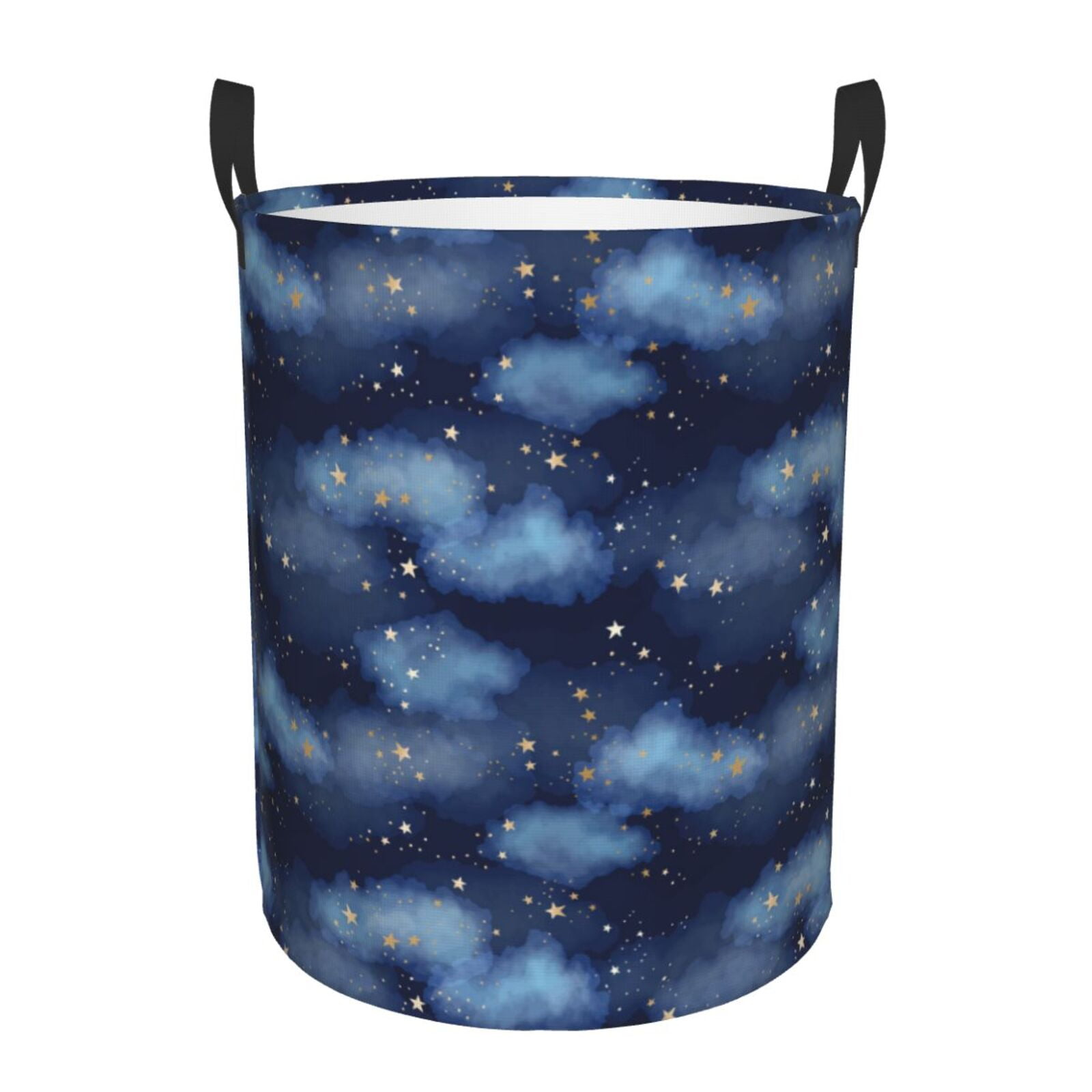 KLL Starry Sky Waterproof Foldable Laundry Hamper Bucket with Handles ...