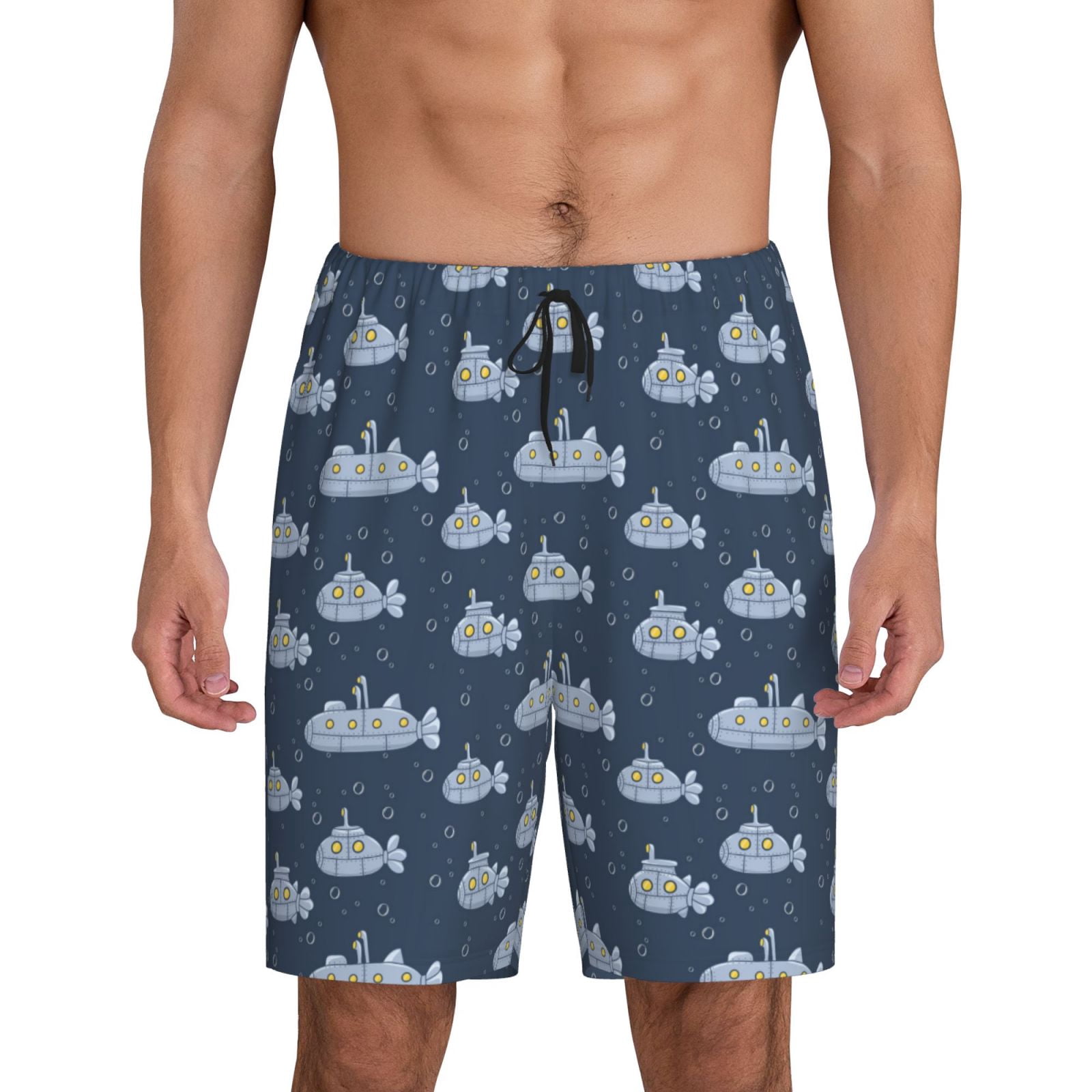 KLL Submarine With Periscope for Men's 1-Pack Shorts,Sleep Pajama ...