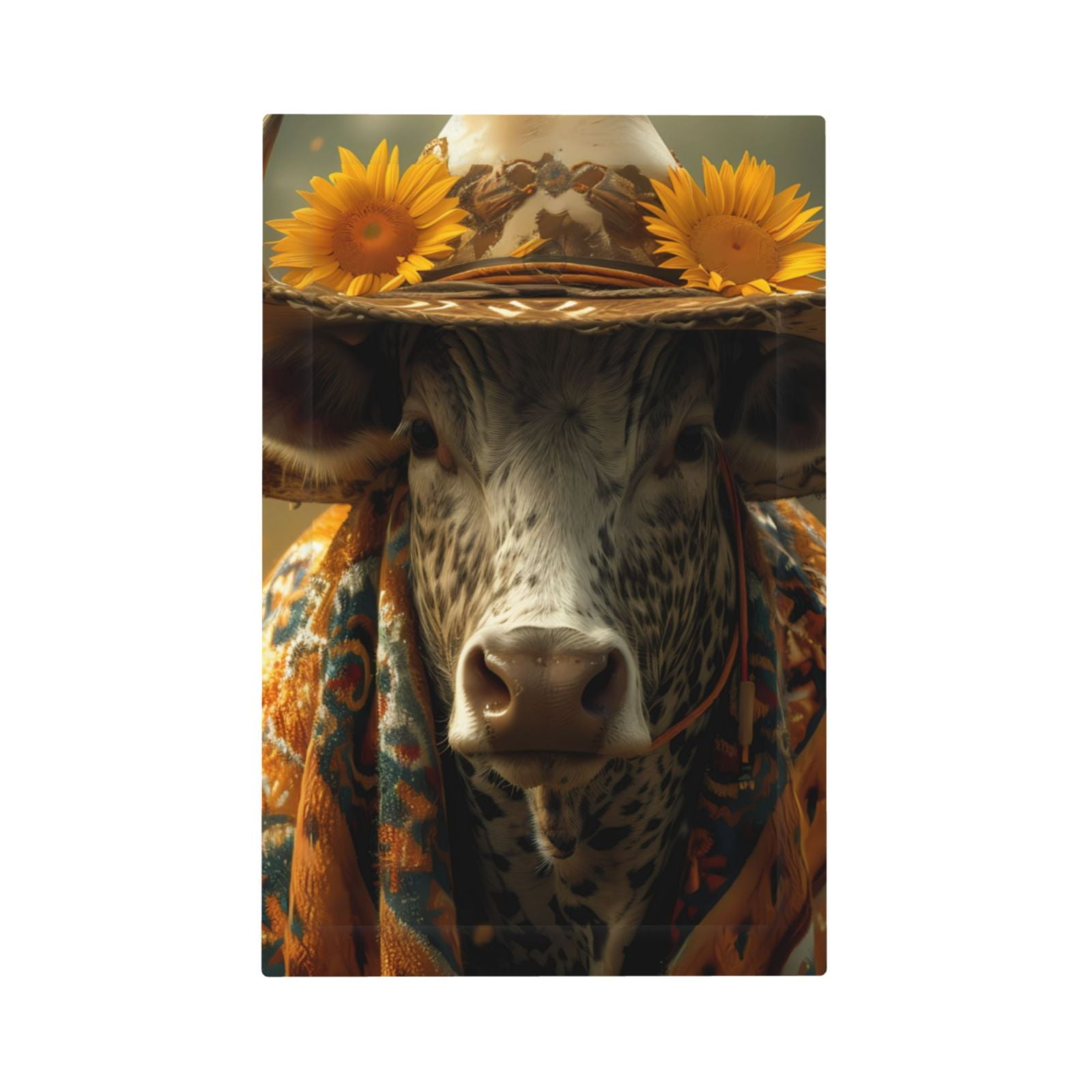 KLL Sunflower Cowboy Hat Cow Pattern Electrical Outlet Covers, 3" x 5 ...